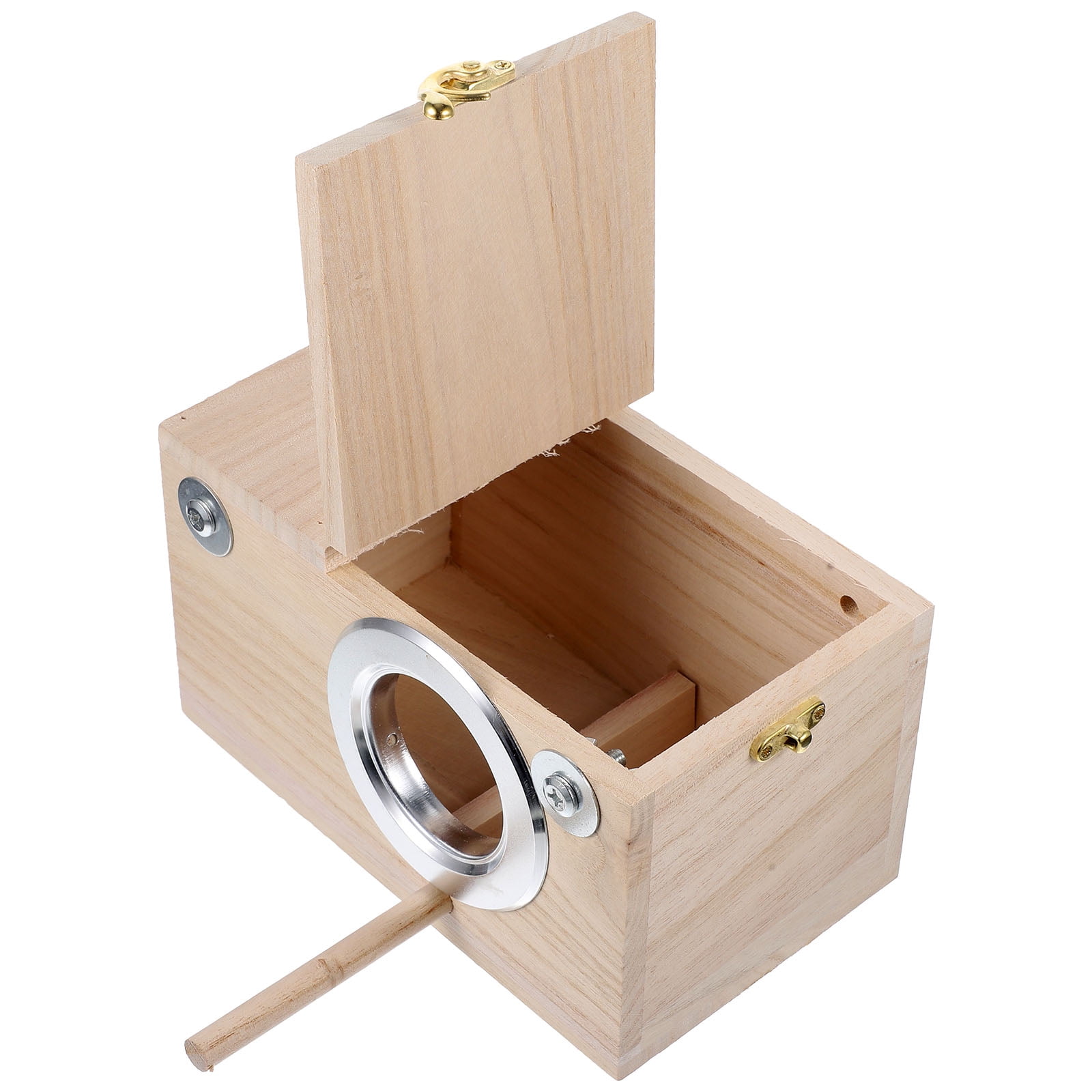 Masteelf Bird Breeding Box Outdoor Birdhouses Cage Pine Bird's Nest ...