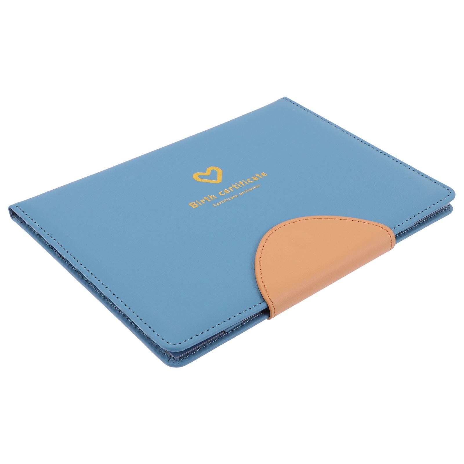 IDEANATEGRATE Blue Padded Certificate Holder for Baby Birth Certificate ...