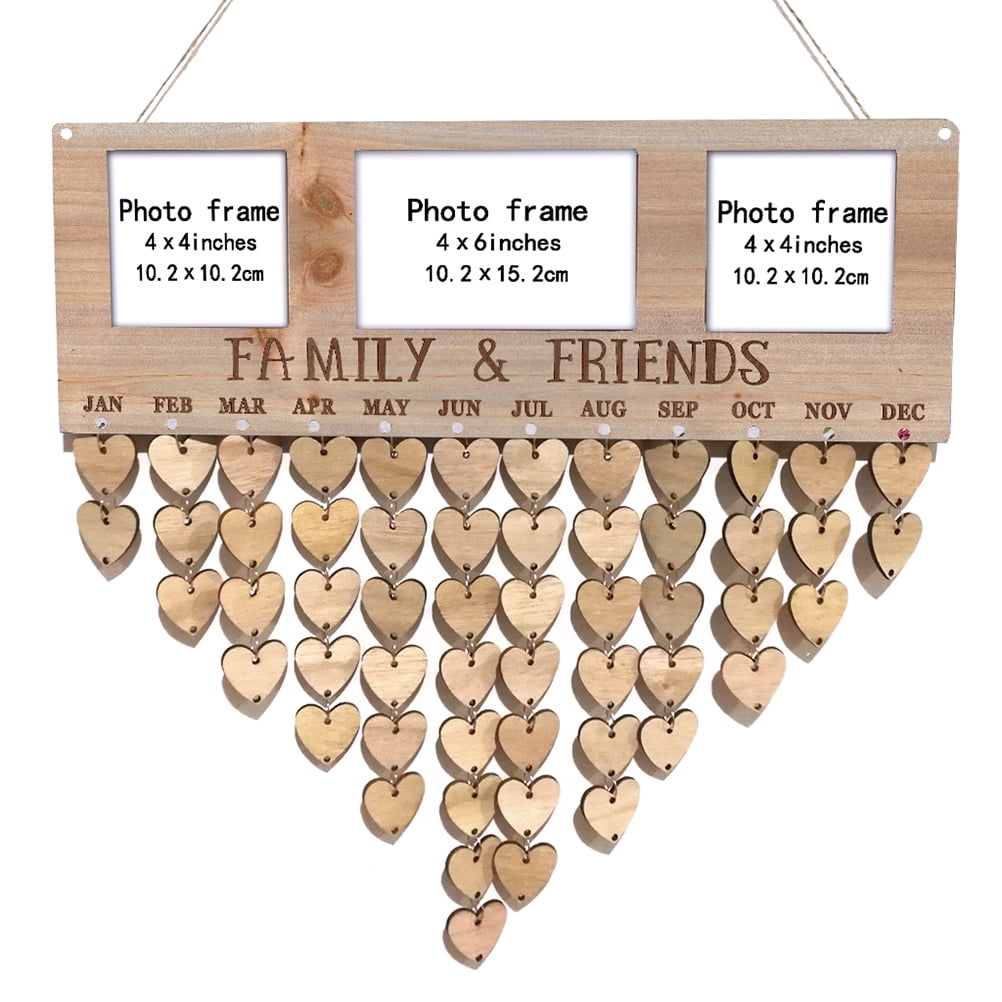 Masteelf Hanging Birthday Reminder Calendar - Family Organizer Wall ...