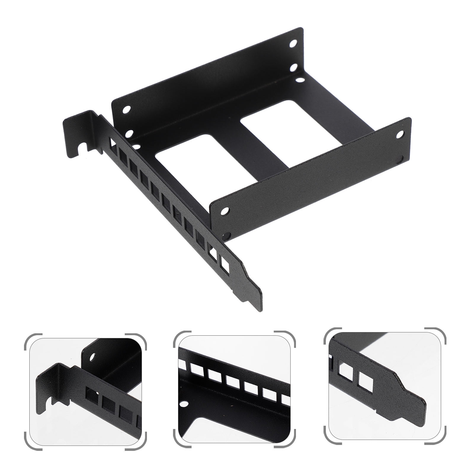 Masteelf Black PCI Slot Expansion Rear Bracket for Hard Drive with ...