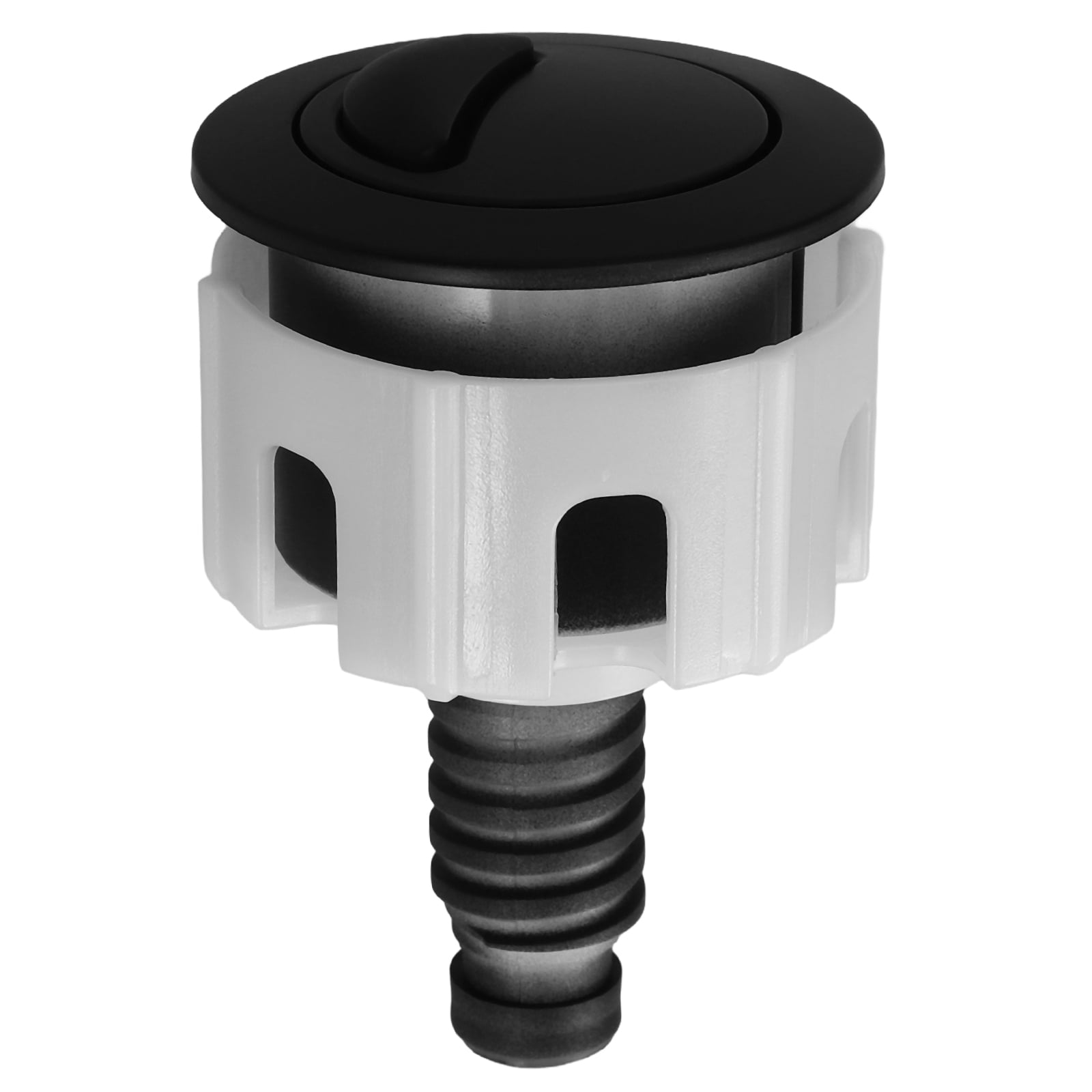 Masteelf Black Round Handle Toilet Tank Push Button Flush Universal ...