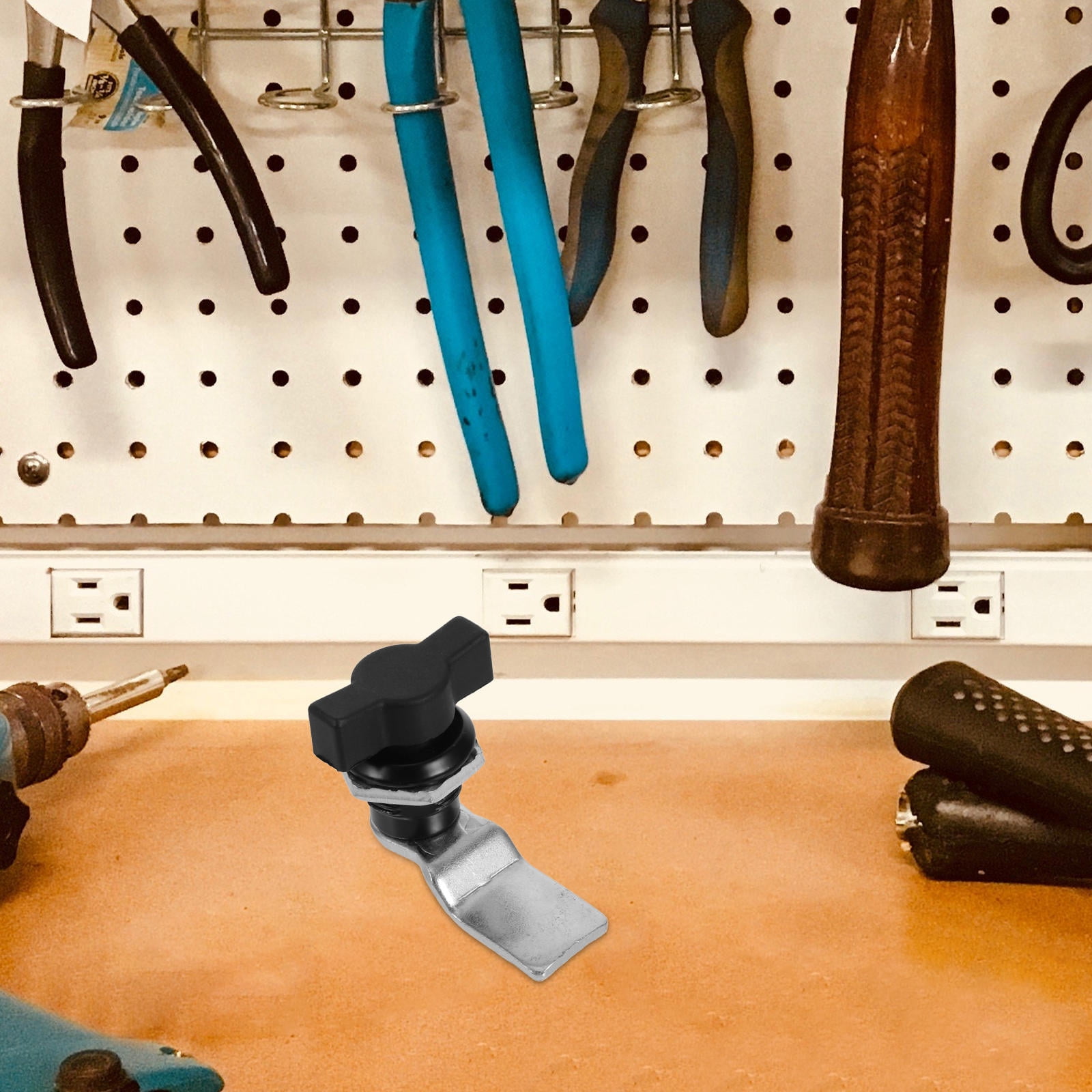 Masteelf Black T-Handle Chassis Lock Electric Box Cylinder Lock Toolbox ...