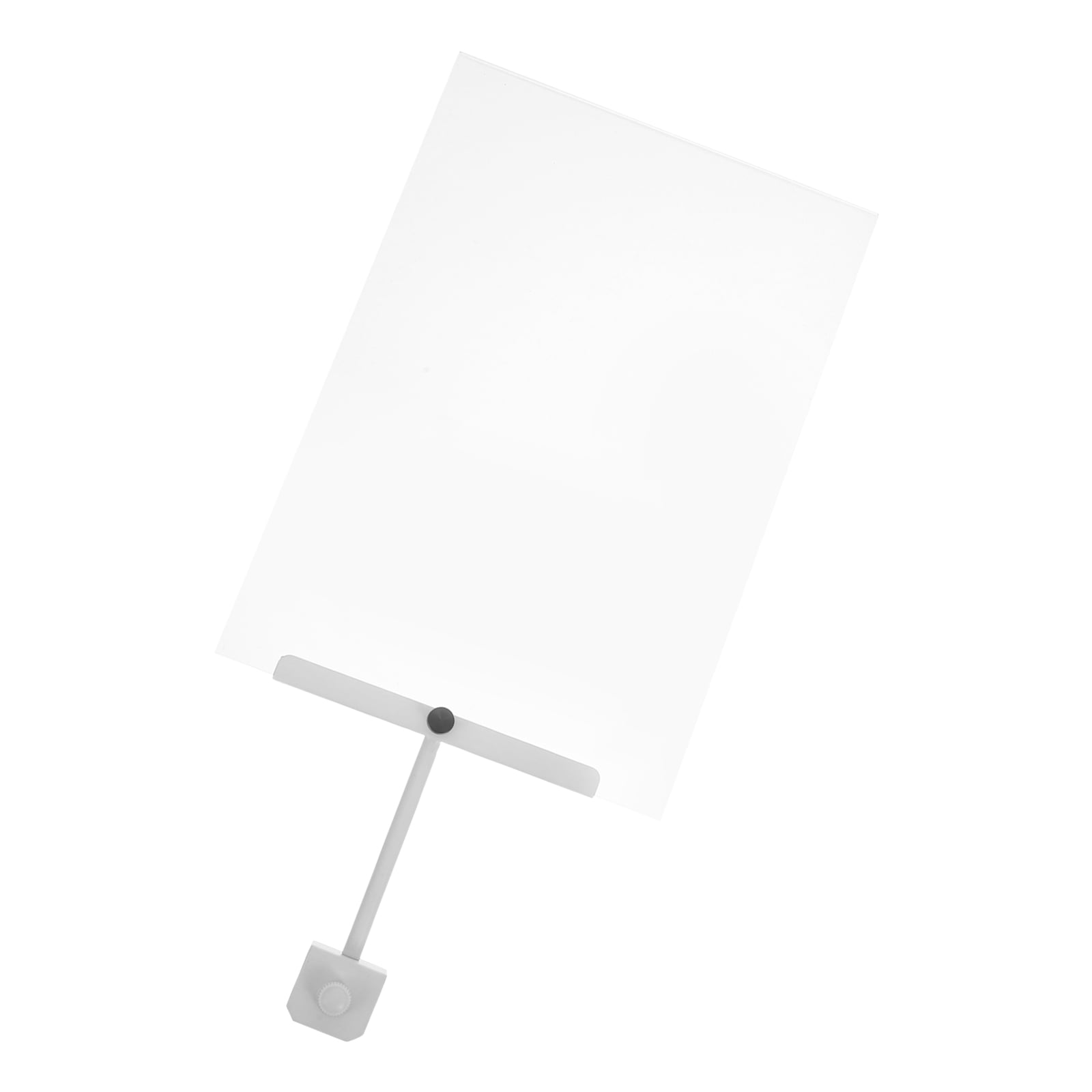 Masteelf Blank Acrylic Frame Sign Holder Clamp On Sign Holder Card ...