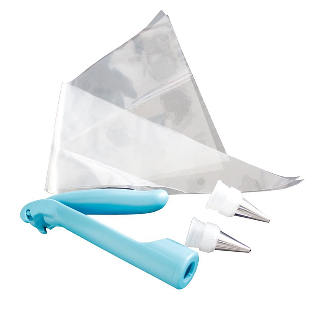 Masteelf Blue Cake Decorating Pen Tool Kit with Stainless Steel and PP ...