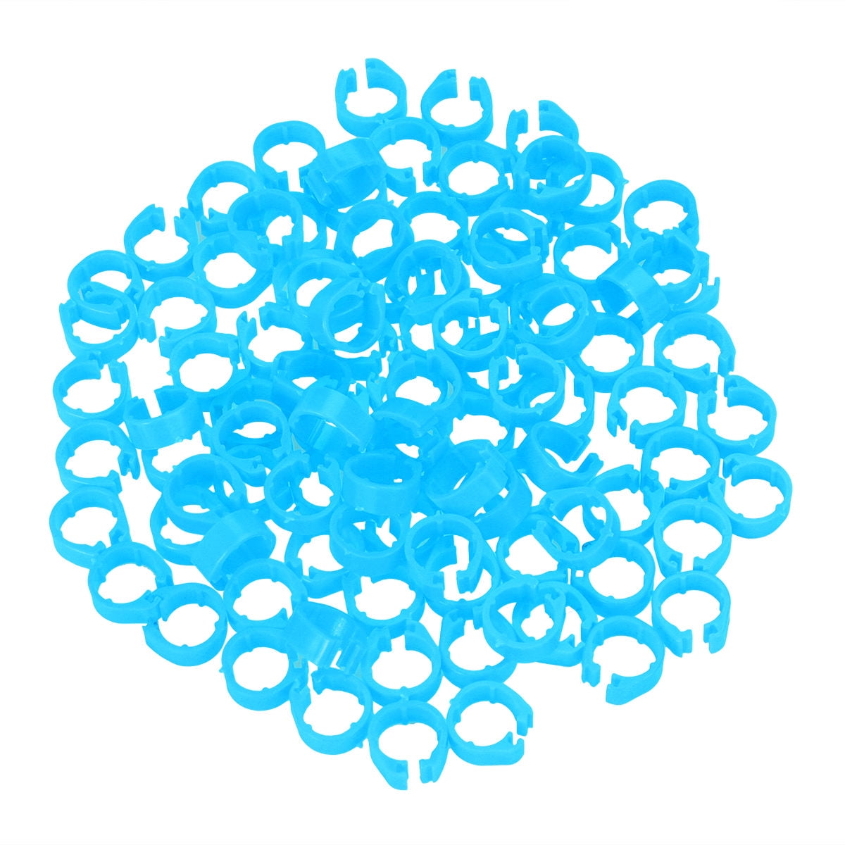 Masteelf Blue Plastic Bird Foot Rings for Easy Identification and Safe ...