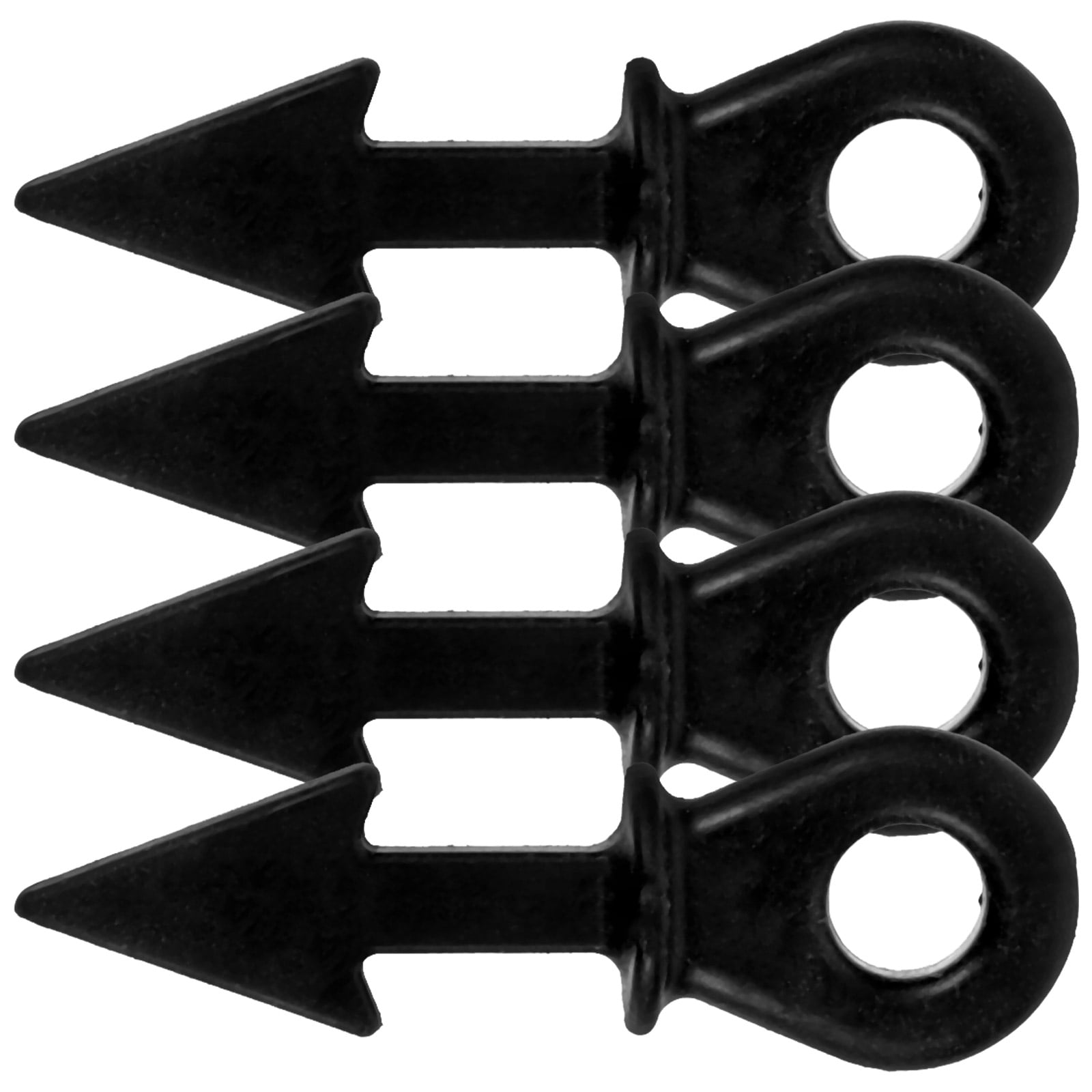 Masteelf Bow String Silencers with Rubber Dampener for Bowstring Black ...