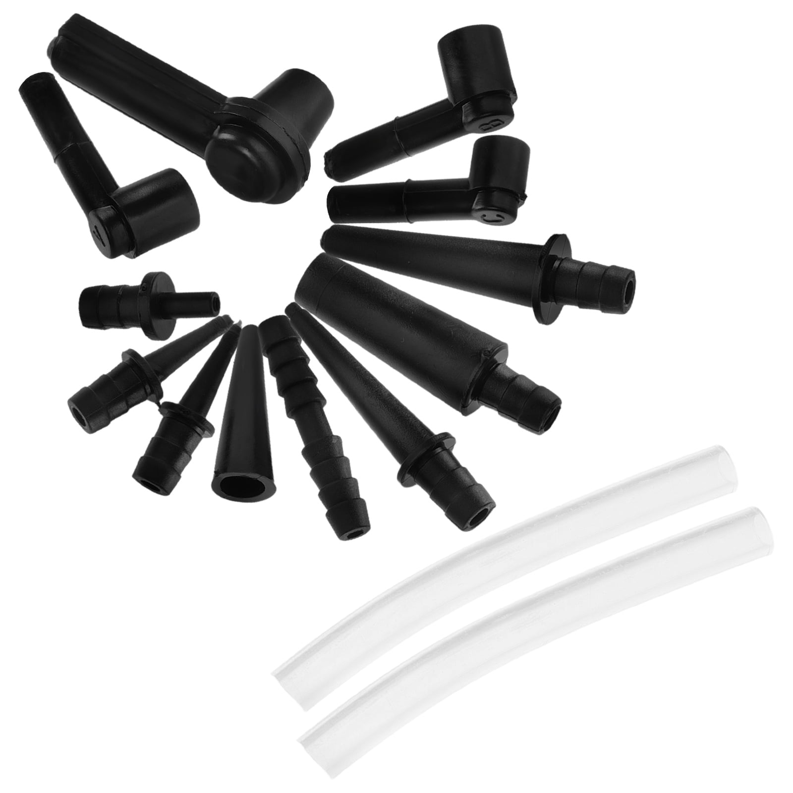 Masteelf Brake Bleeder Connector Automotive Tires Pressure Gauge Black ...