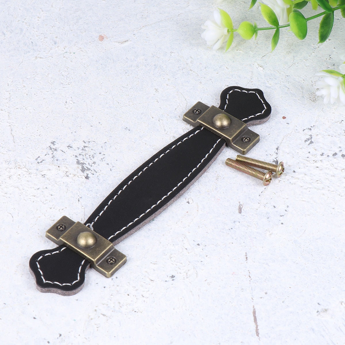 Masteelf Cabinet Door Handle Internal Handles Black Drawer Pulls ...
