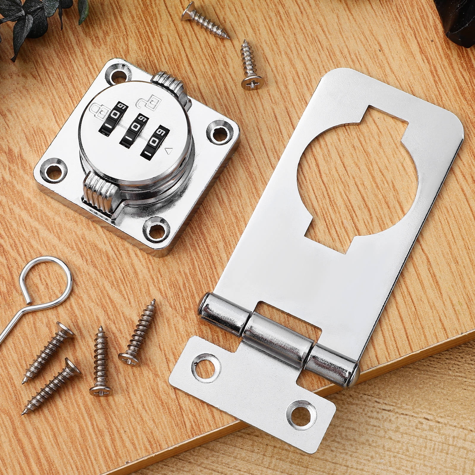 Masteelf Cabinet Password Hasp Locks Door Household for Adults ...