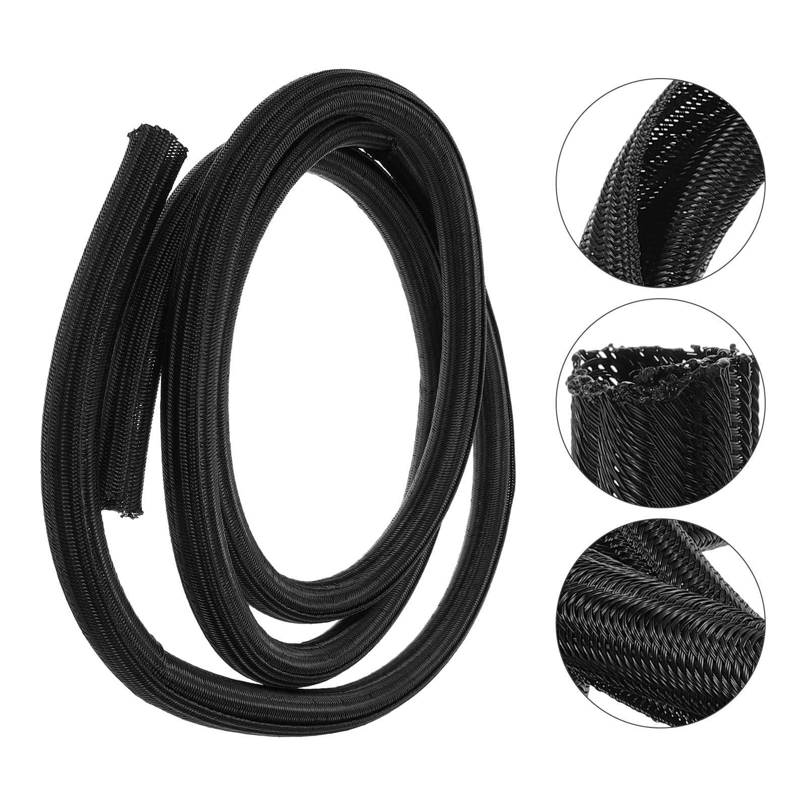 Masteelf Cable Covering Sleeve Braided Power Cord Wrap Cord Organizer ...