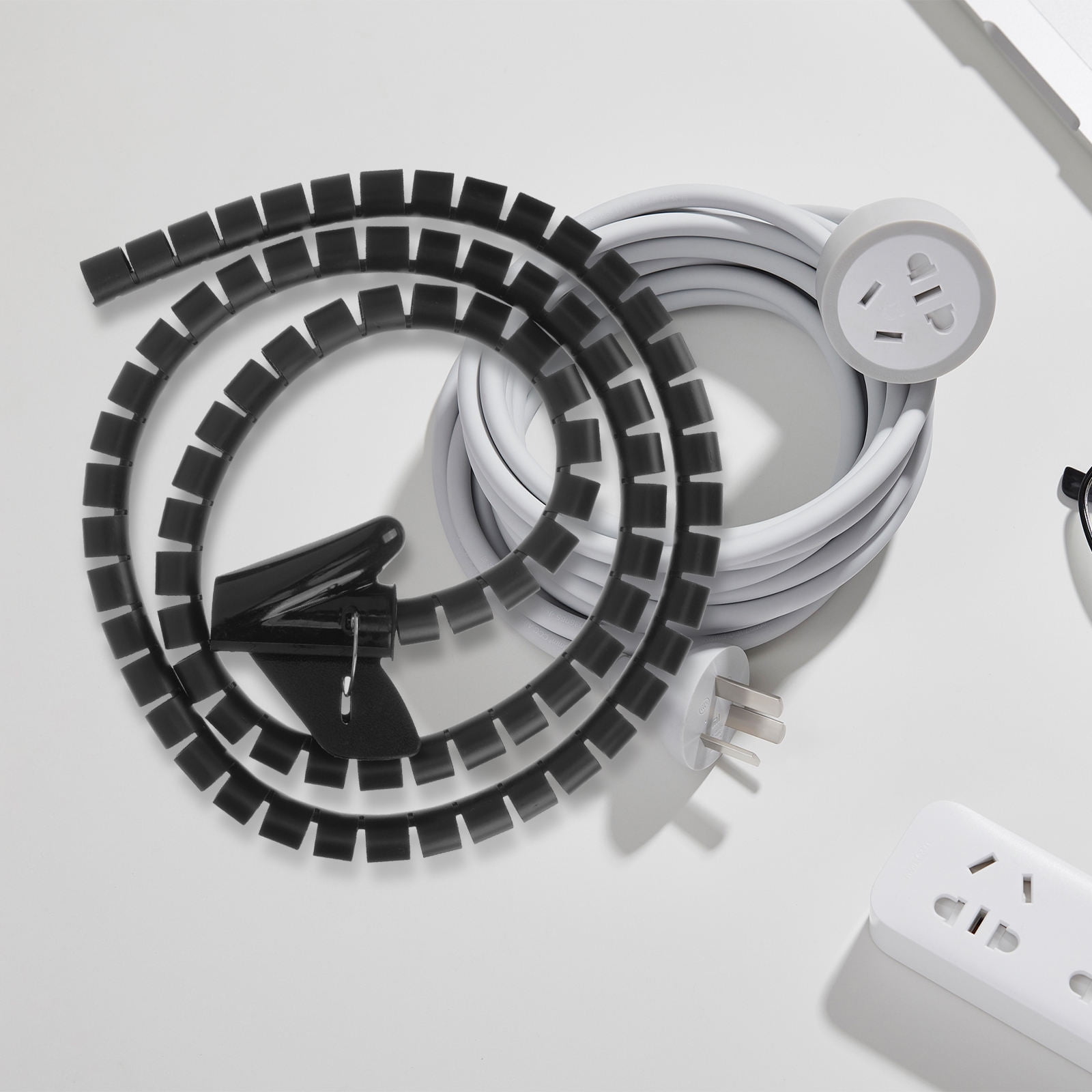 Masteelf Cable Management Spiral Wire Organizer Insulated Organiser ...