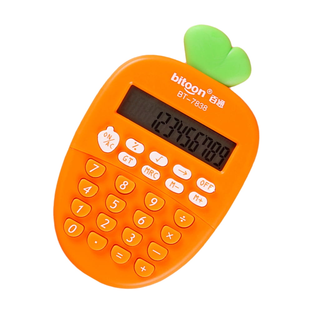 Masteelf Portable Carrot Shape Calculator for Office and Student Use ...