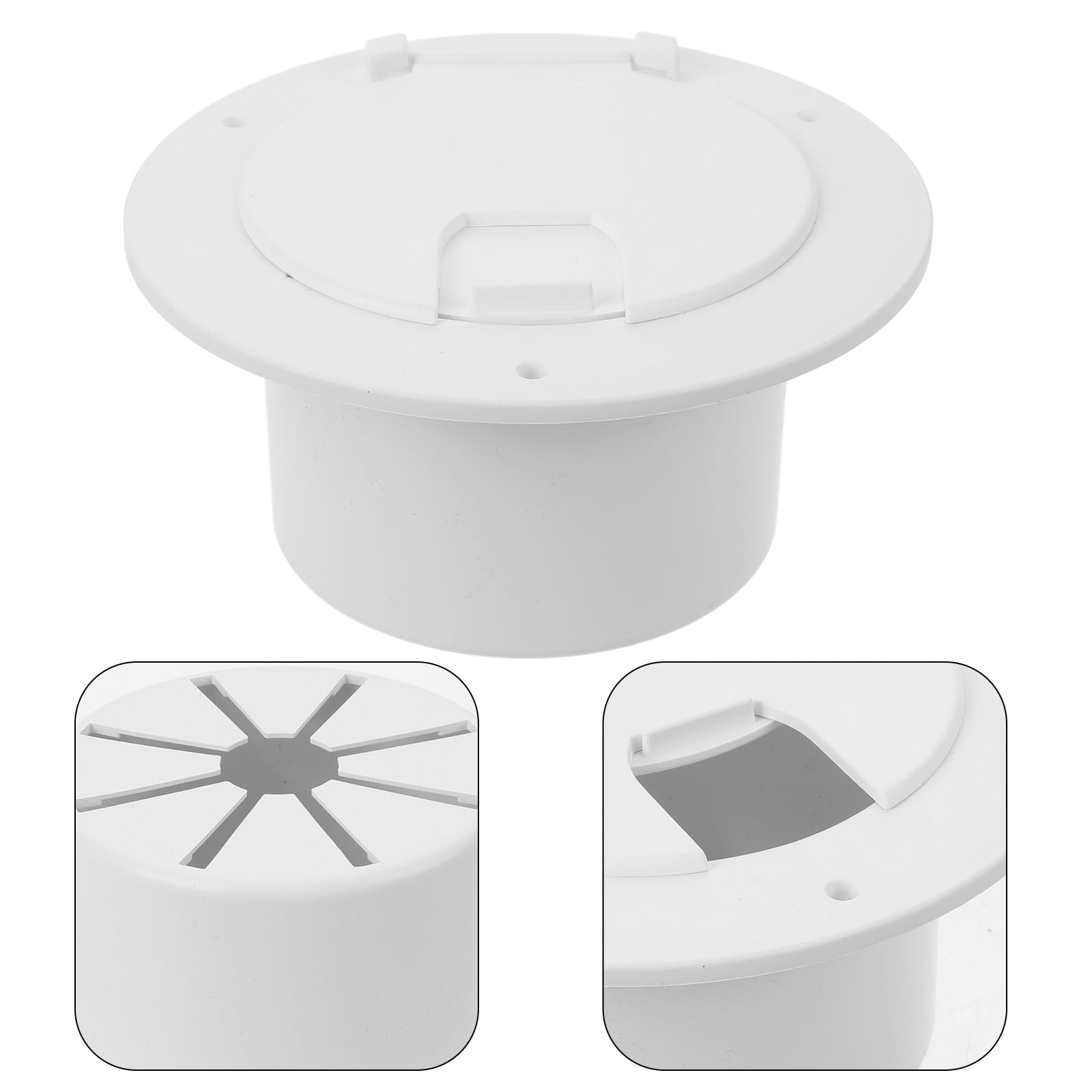 Masteelf Camping Wire Storage Box Travel 13.00X13.00X6.00CM White ...