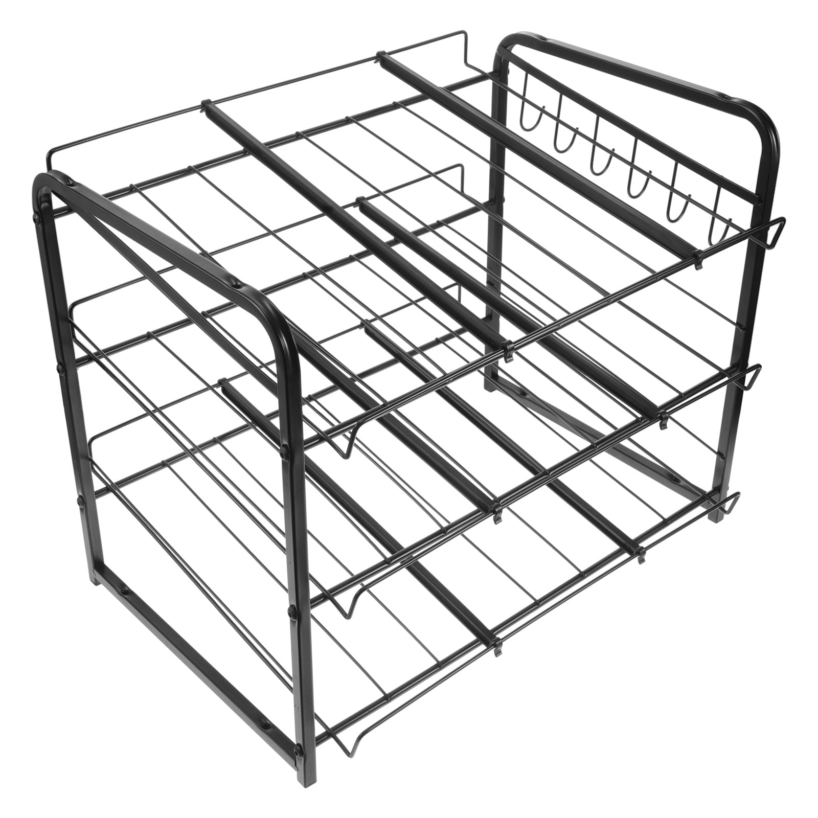 Masteelf Can Rack Organizer 3 Tier Stackable Can Storage Dispenser ...