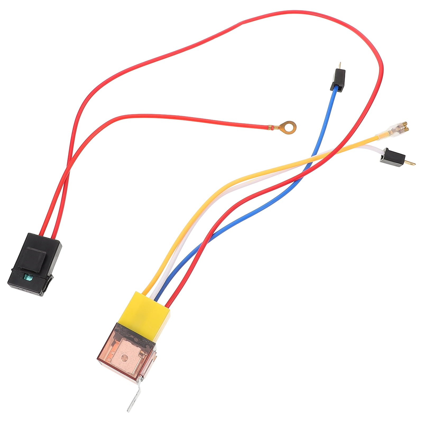 Masteelf Car Horn Wiring Harness Kit with Relay for Safe Current ...