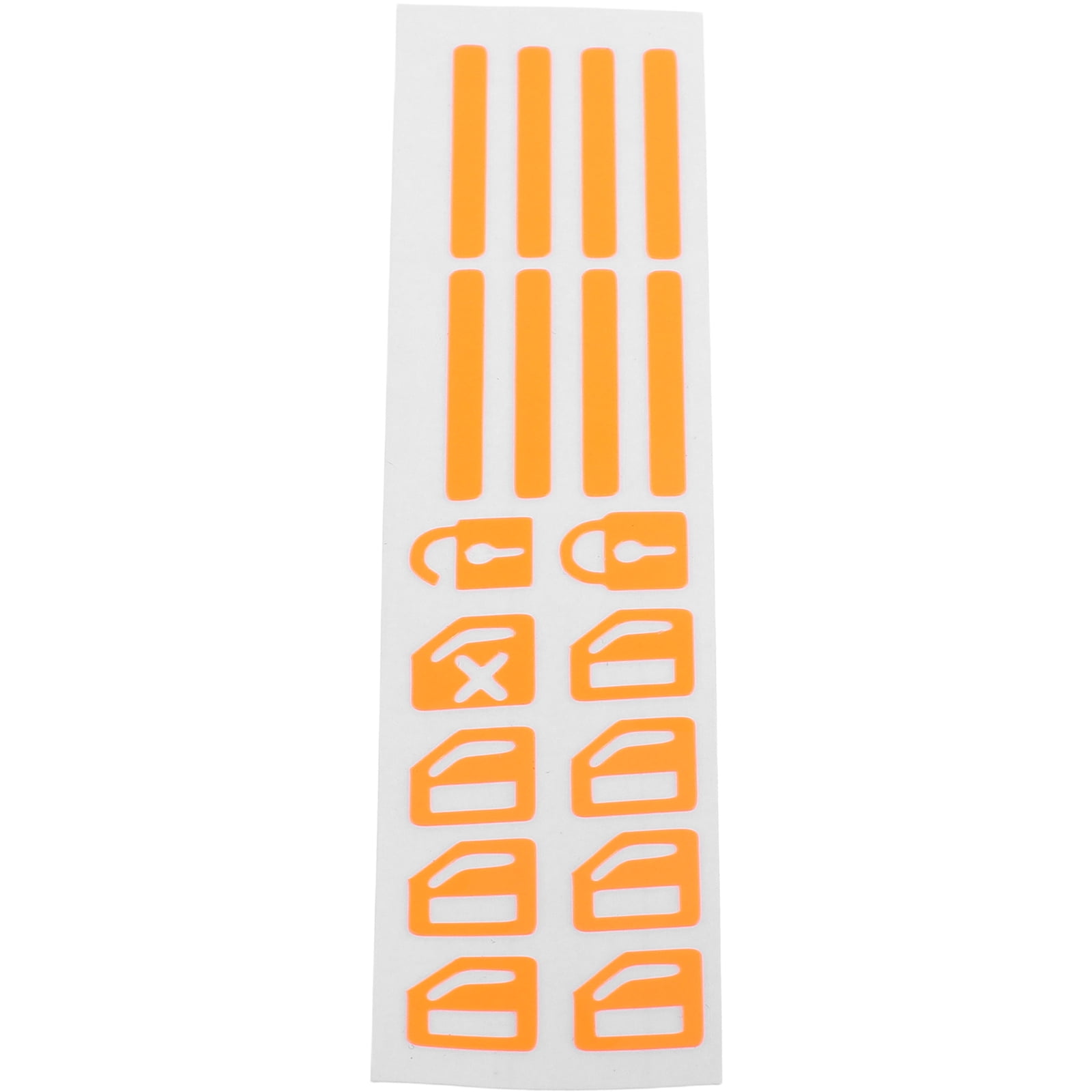 Masteelf Car Luminous Sticker Interior Decals Button Stickers Door ...