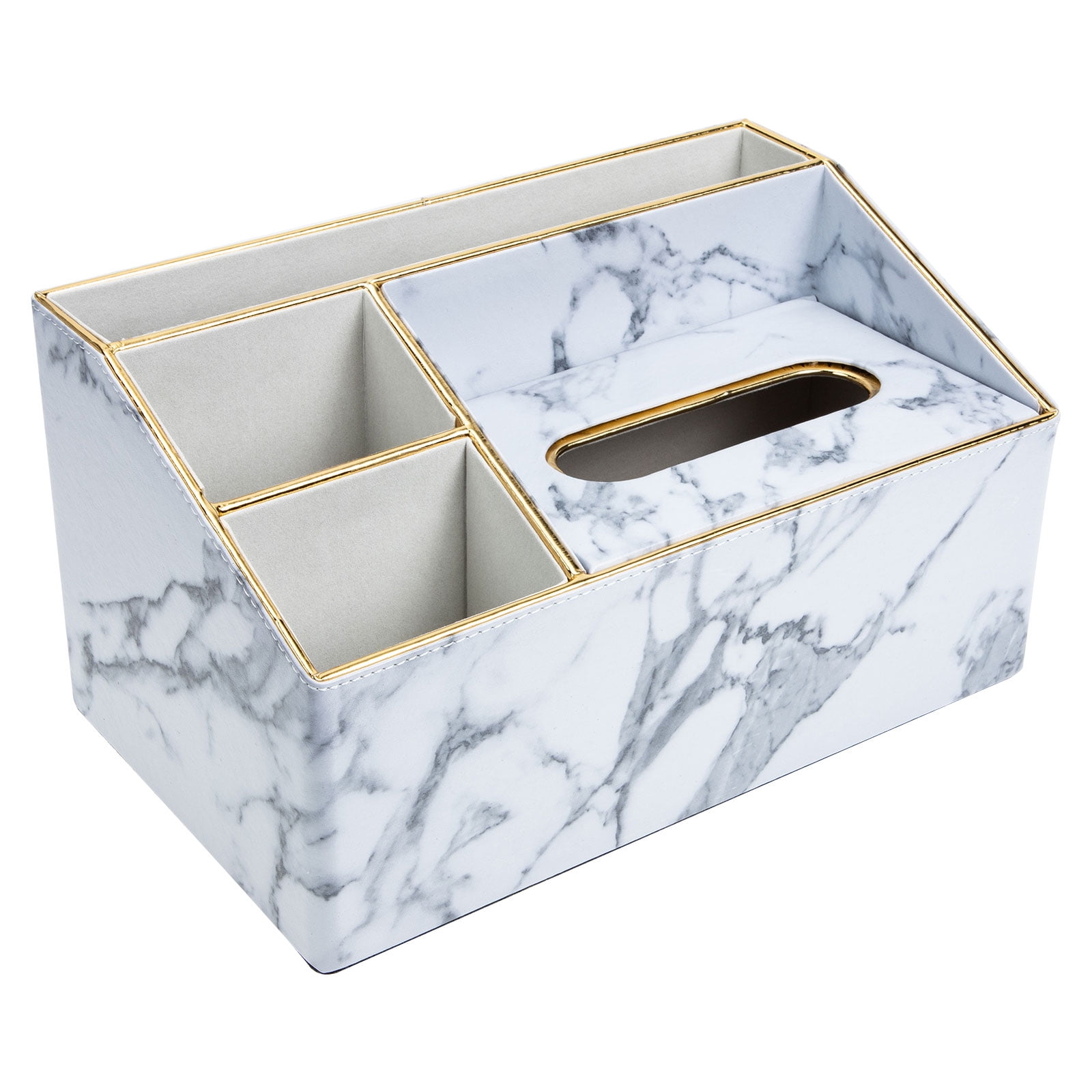 Masteelf Car Small Filing Cabinet Marble Printing Storage Box Napkin ...
