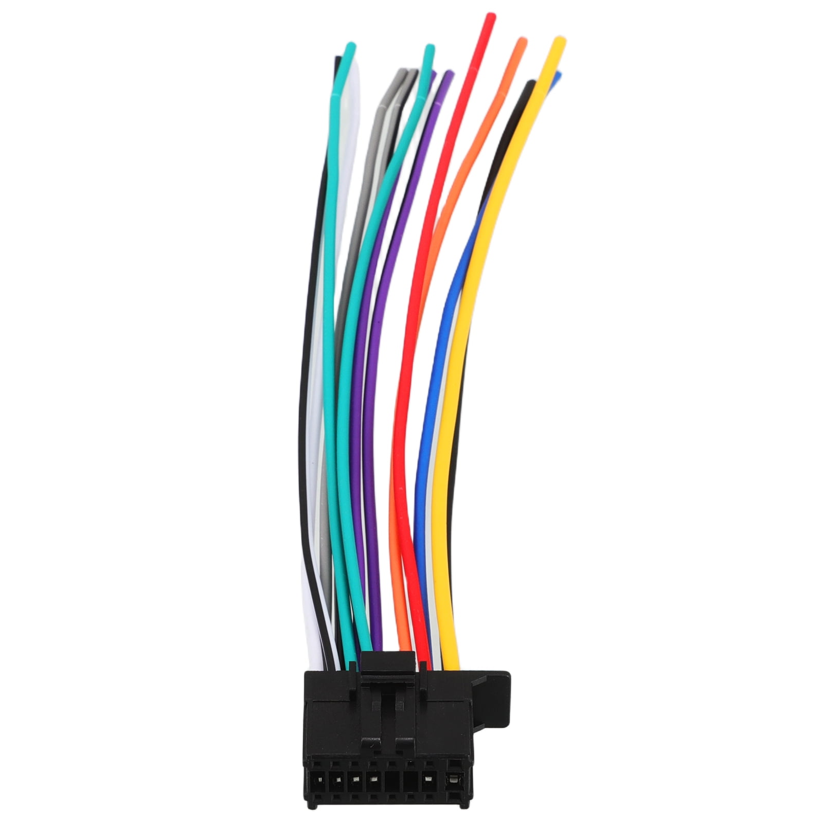 Masteelf Car Wiring Harness Radio Wire Harness Adapter Connector ...