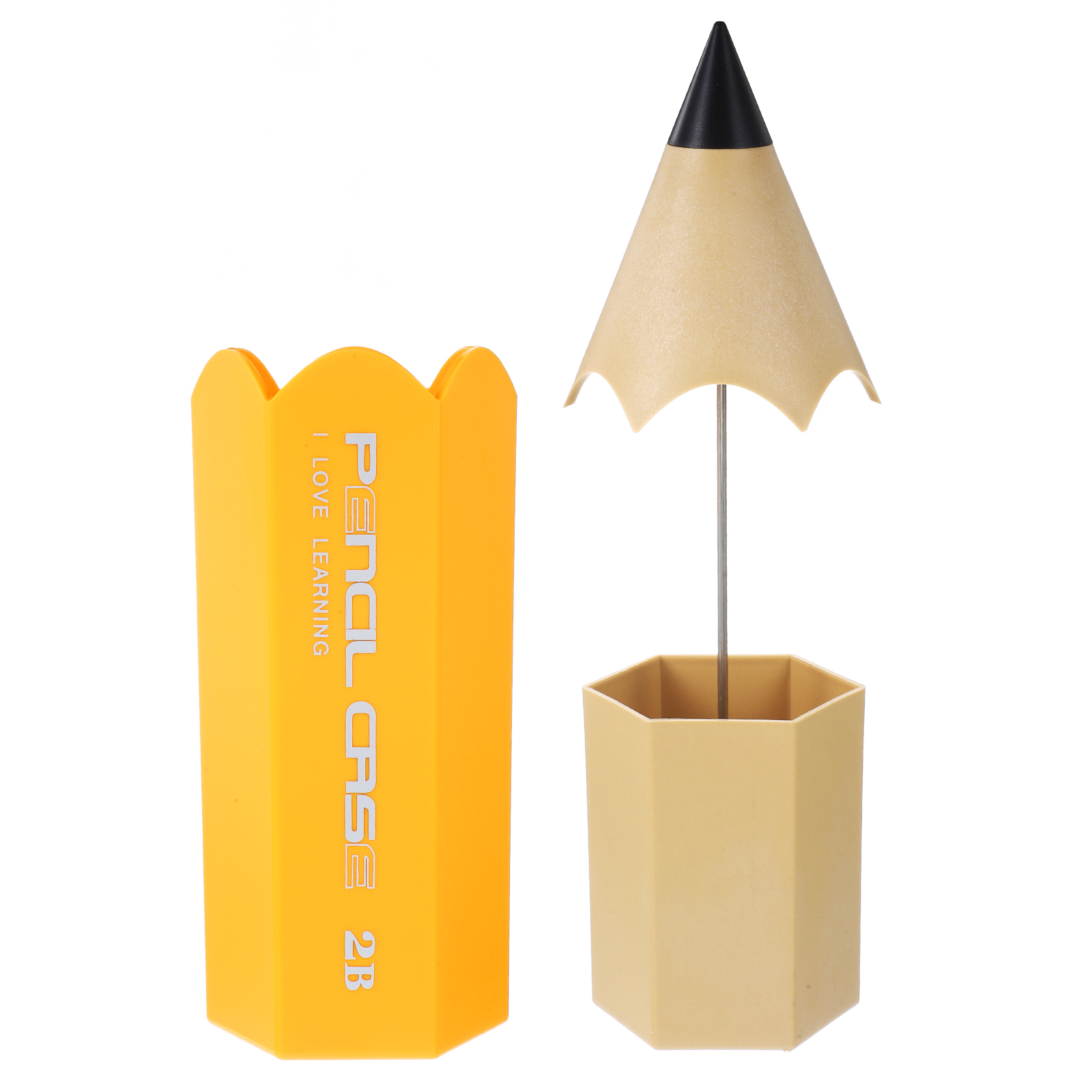 Masteelf Cartoon Pen Holder Crayon Shaped Container Pencil Shaped ...