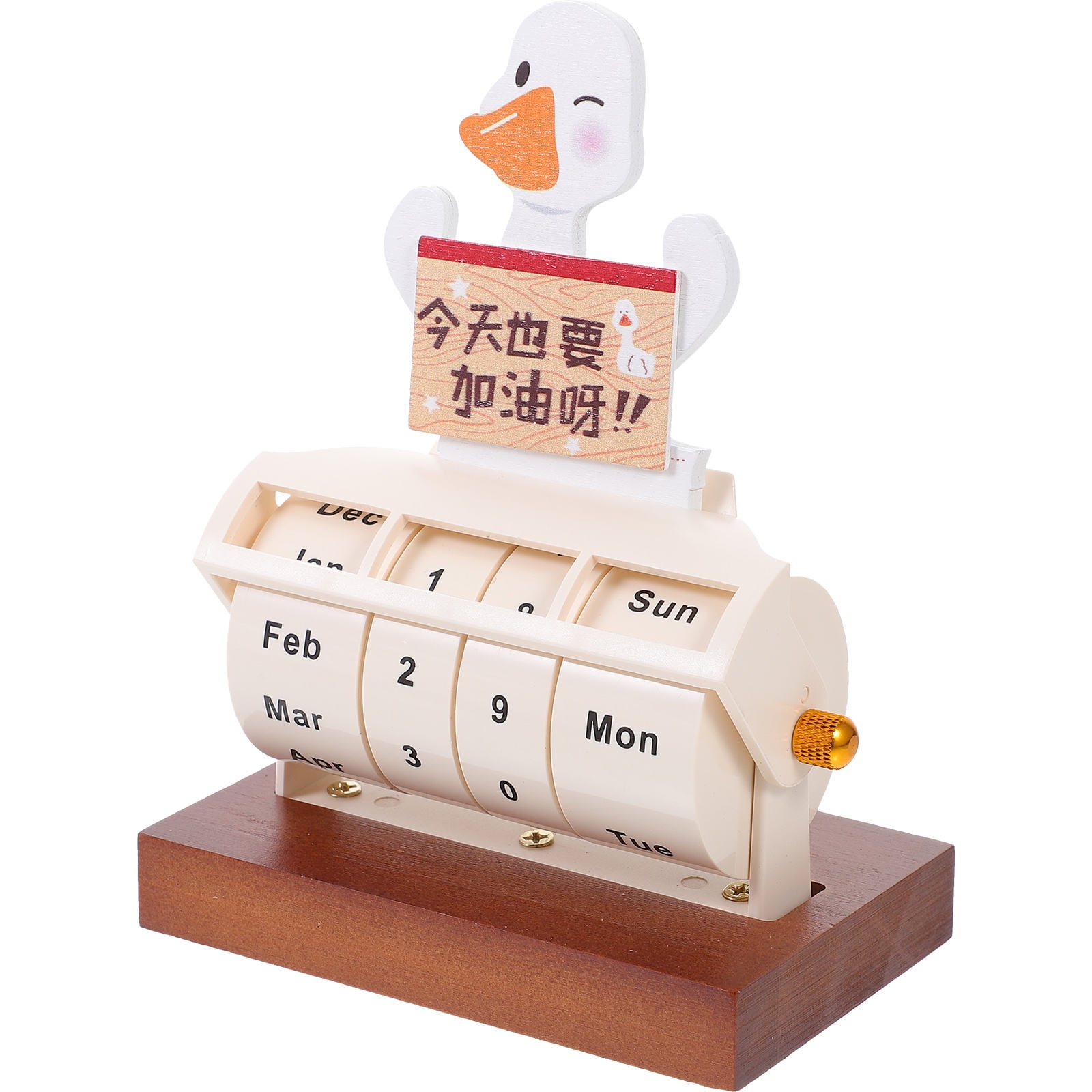 HEATSHAKING Office Standing Calendar Wooden Countdown Reminder 1Set 5 ...