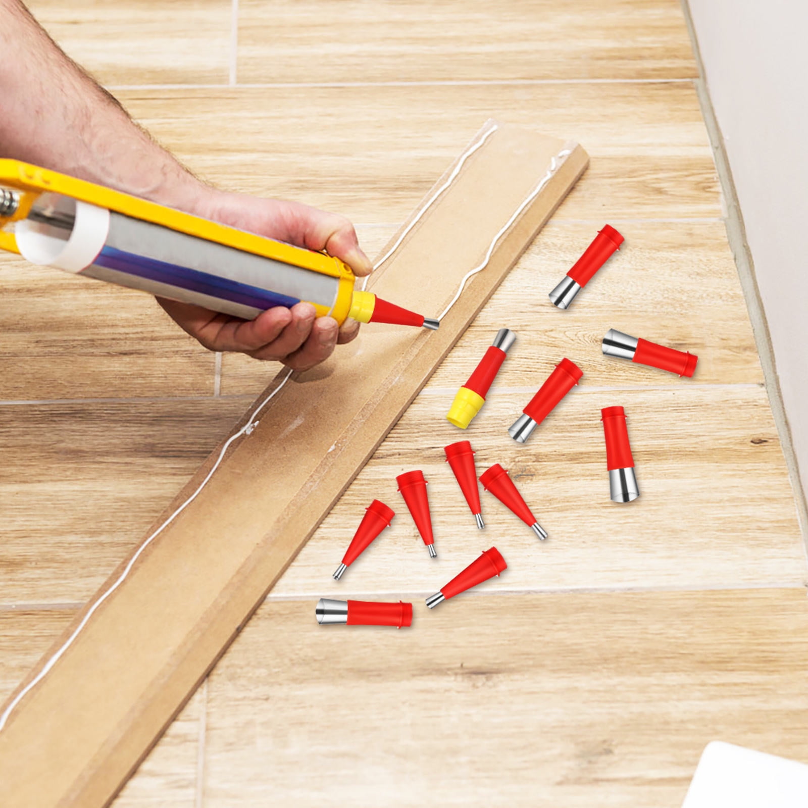Masteelf Caulk Tools Caulking Finishing Calking Grout Applicator Work ...
