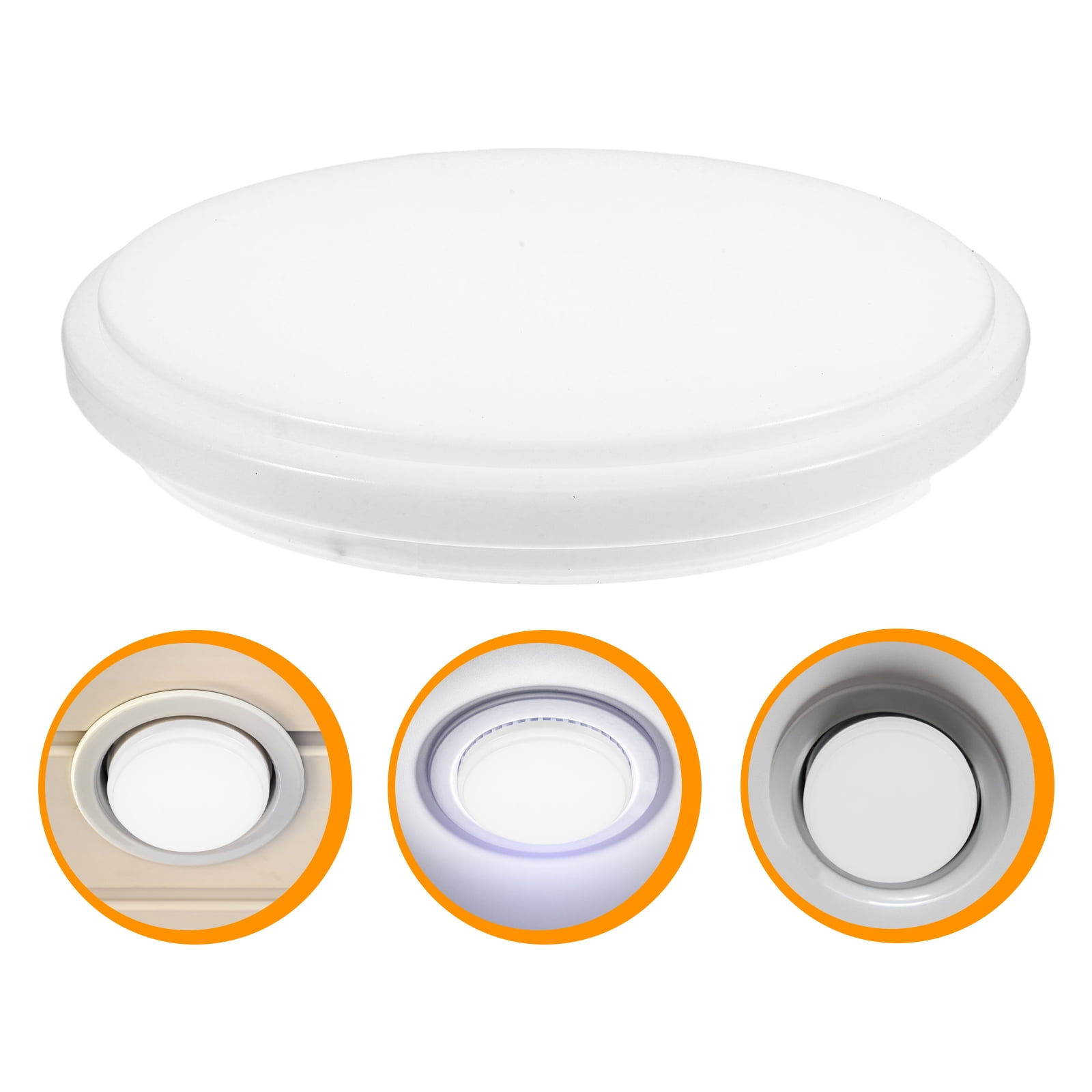 Masteelf Ceiling Light Plate Lamp Base Bottom Round Light Cover Easy ...