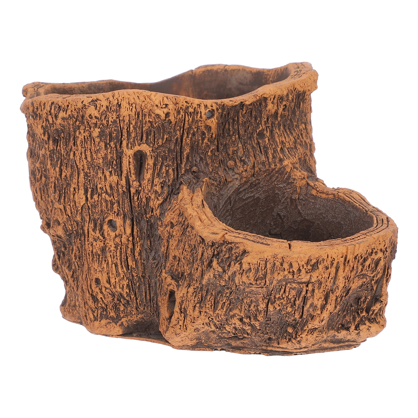 Masteelf Cement Tree Root Flower Pots, Artificial Driftwood Flower Pot ...