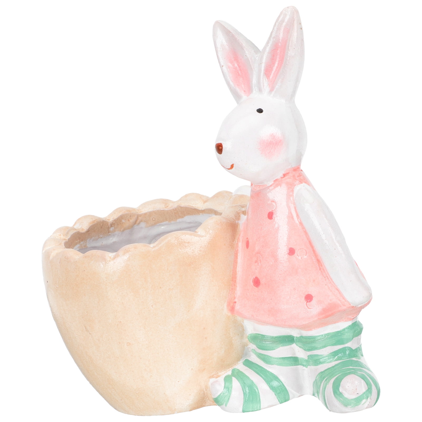 Masteelf Ceramic Rabbit Planter Animal Succulent Pots for Indoor Plants ...