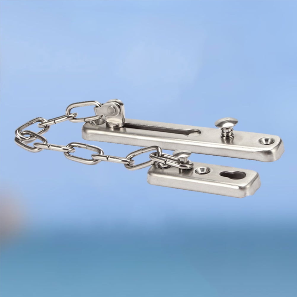 Masteelf Chain Door Lock Stainless Steel Straight Chain Security Door ...