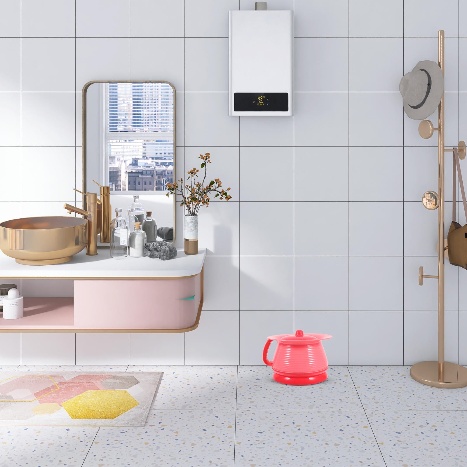 Masteelf Chamber Pot With Handle Portable Toilet Children Toilet Potty ...