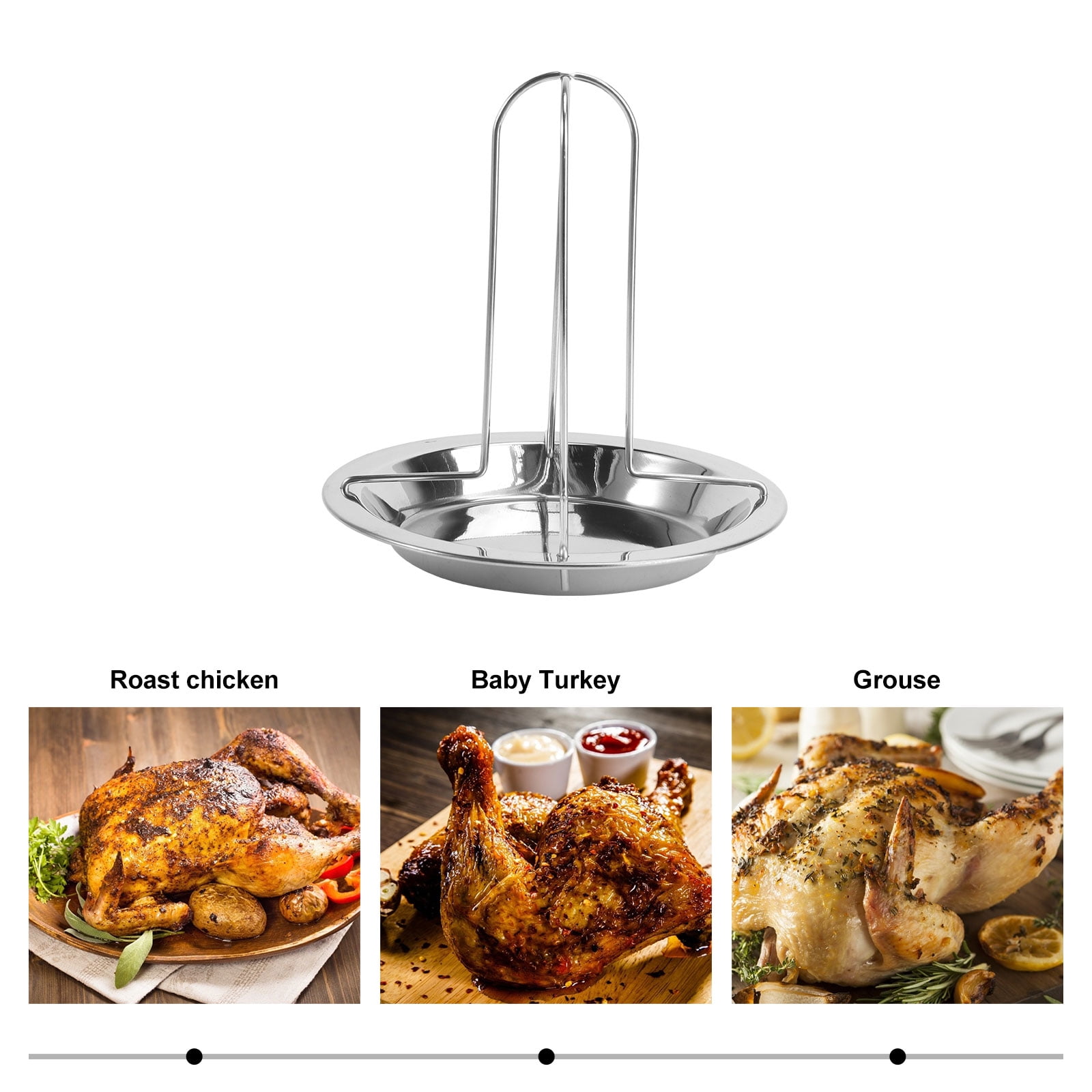 Masteelf Chicken Roaster Outdoor Barbecue Grill Skewers Kebab - Walmart.com