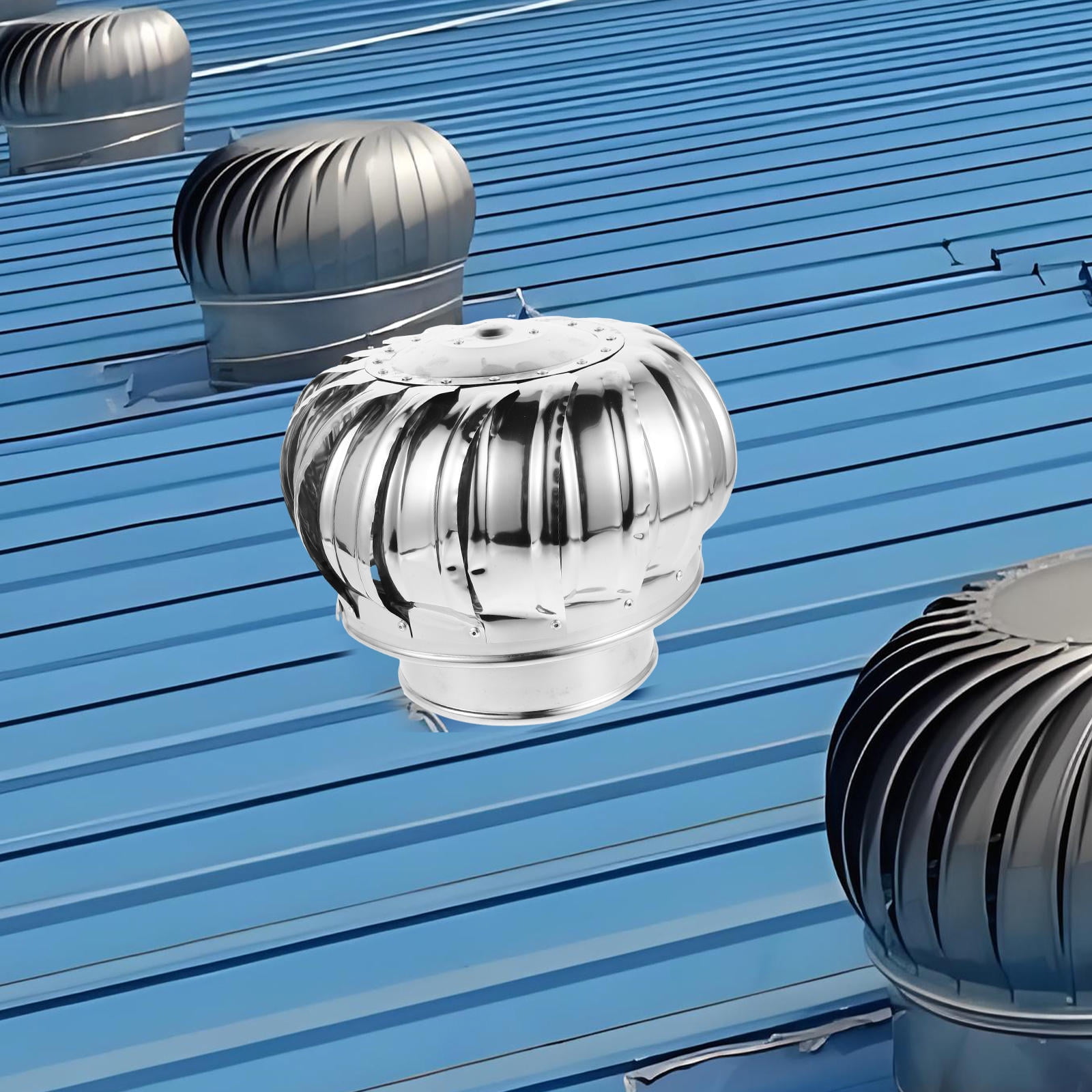 Masteelf Chimney Vent Hood Stainless Steel Roof Cap Chimney Vent Hood ...