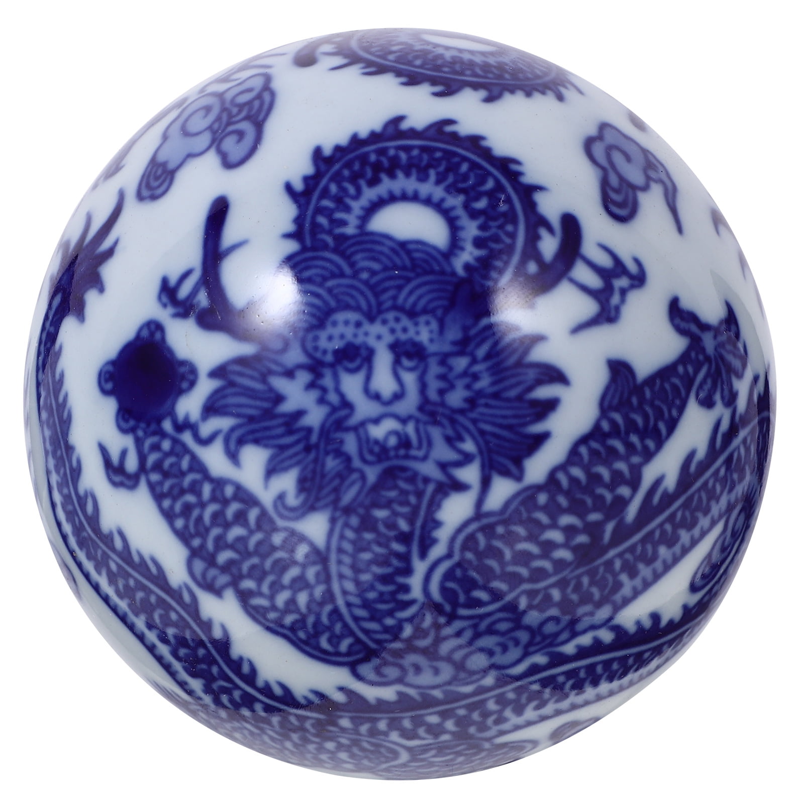 Masteelf Decorative Porcelain Floating Ceramic Balls Traditional Vase ...