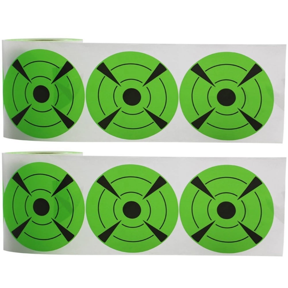 Masteelf Circular 7.5X3Inch Adhesive Targets 2 Rolls 125Pcs Each for ...
