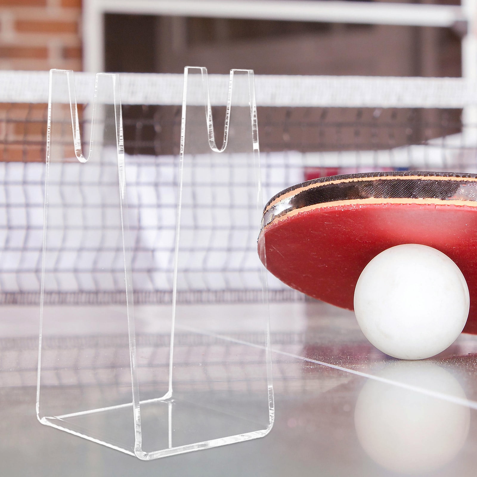 Masteelf Clear Acrylic Table Tennis Racket Holder Stand for Paddle ...