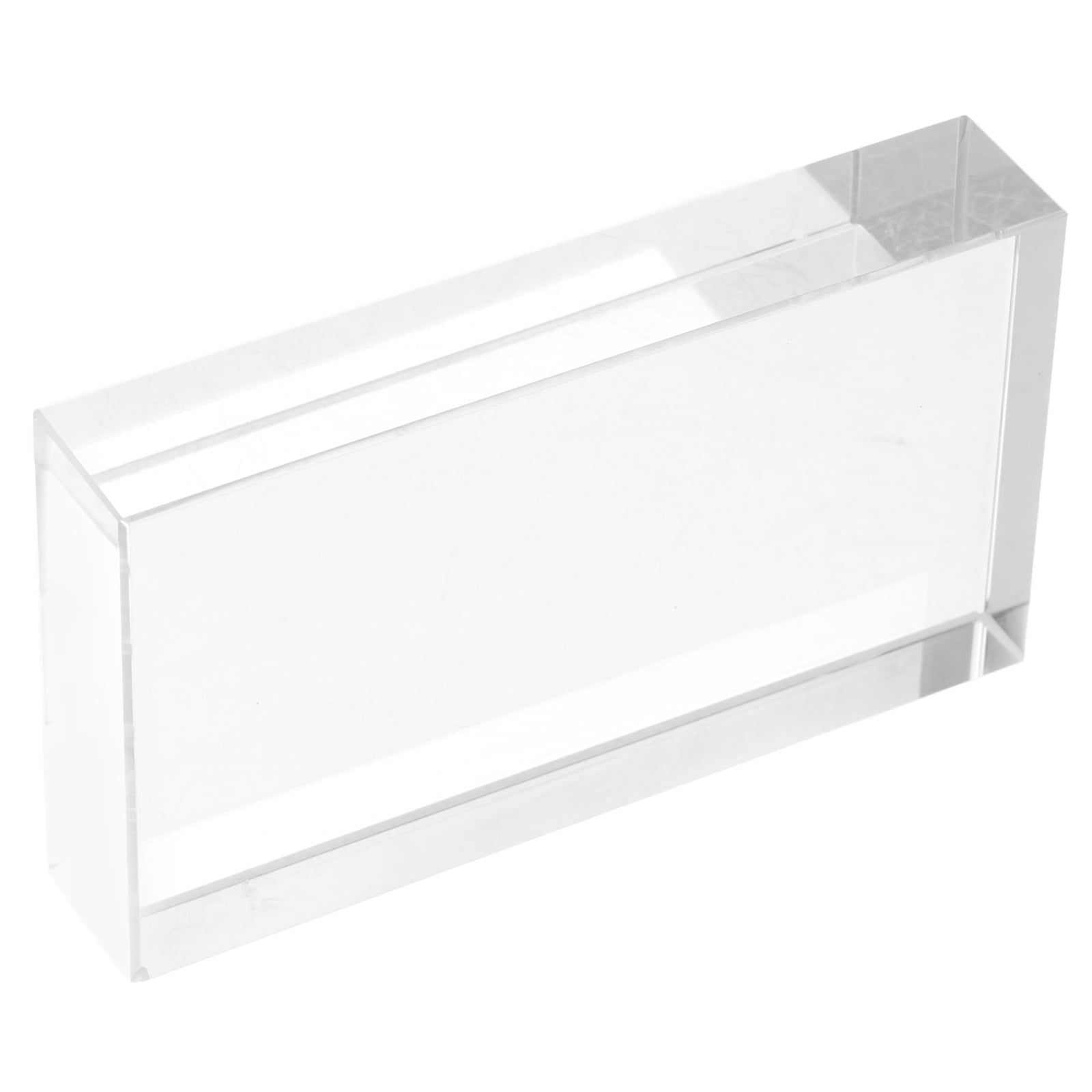 OFFIGAM Rectangular Optic Glass Block for Physics Labs and Photography ...