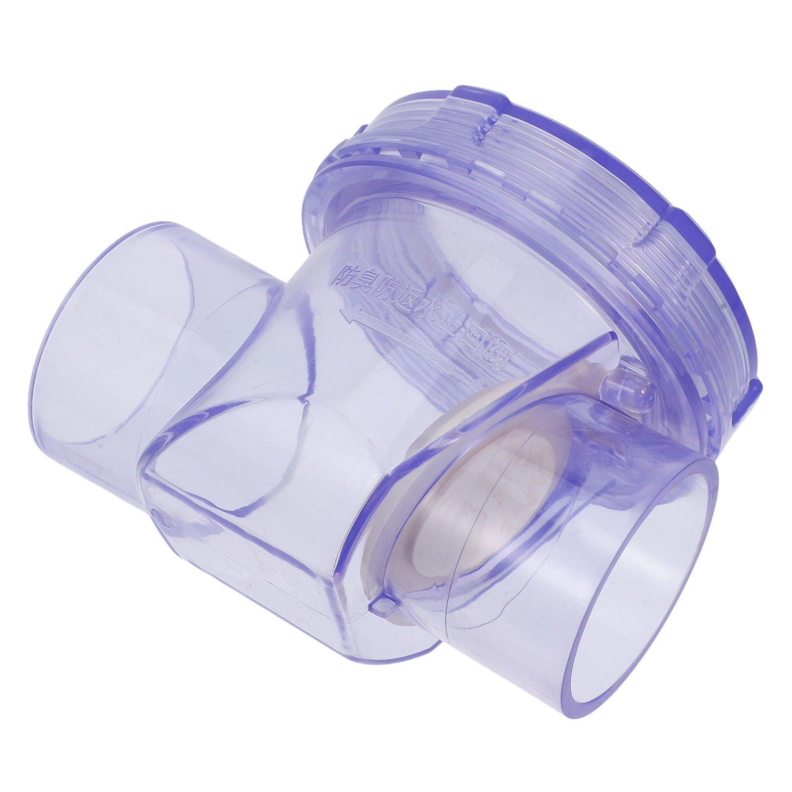 Masteelf Clear PVC Inline Check Valve Non Return Valve for Plumbing ...