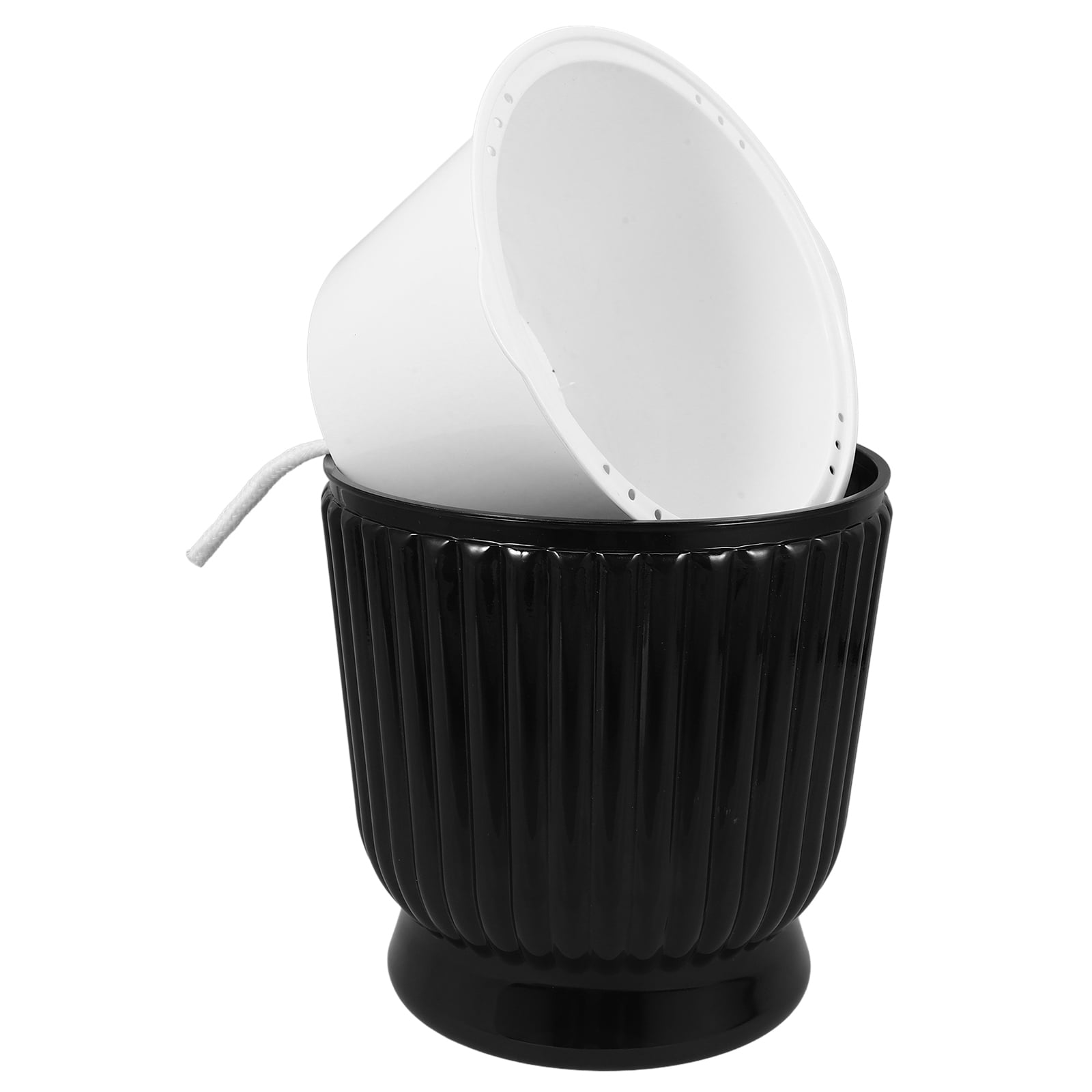 Masteelf Clear Self-Watering Planter Transparent Hydroponic Flower Pot ...