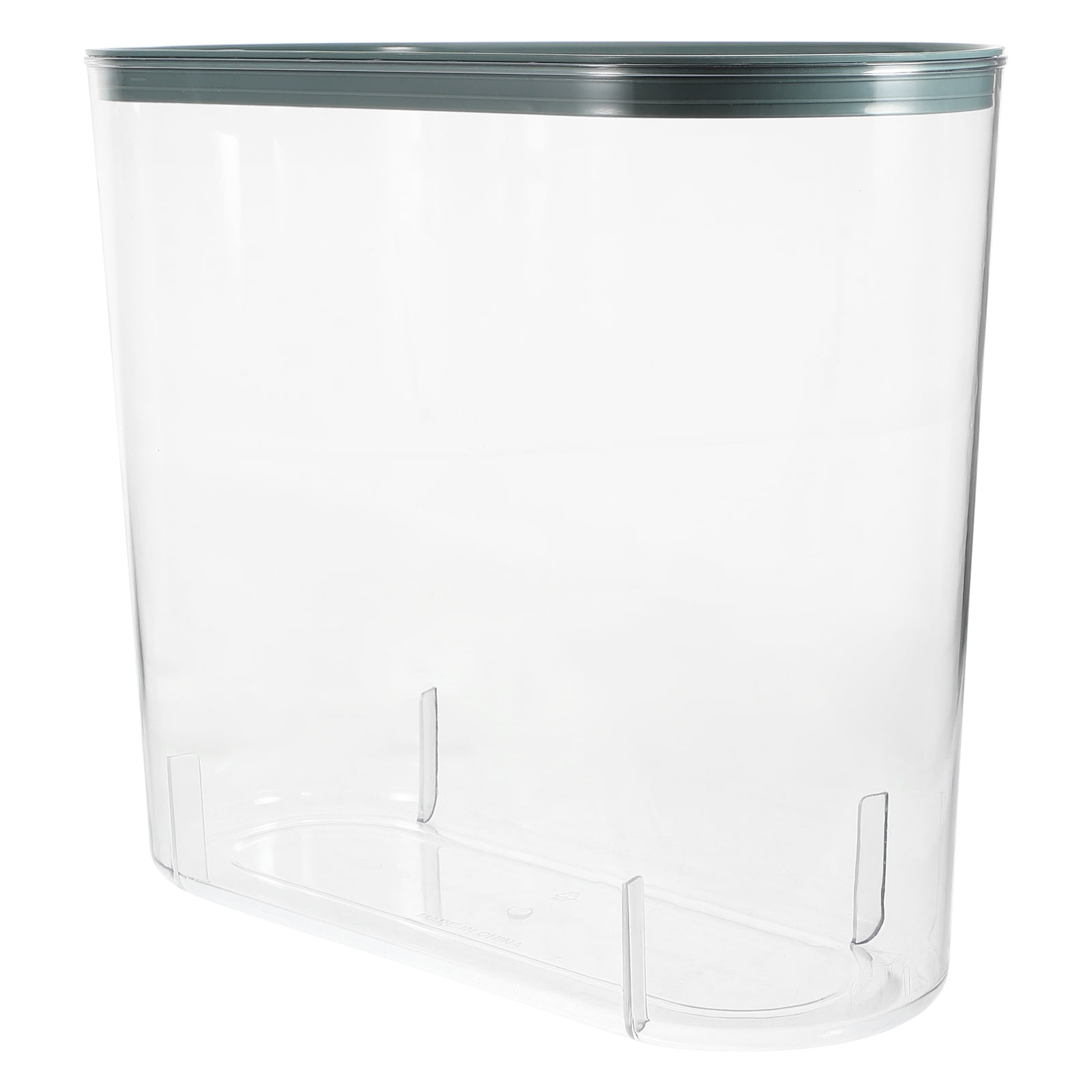 Masteelf Clear Slim Trash Can Plastic Garbage Container Bin Rubbish Bin ...