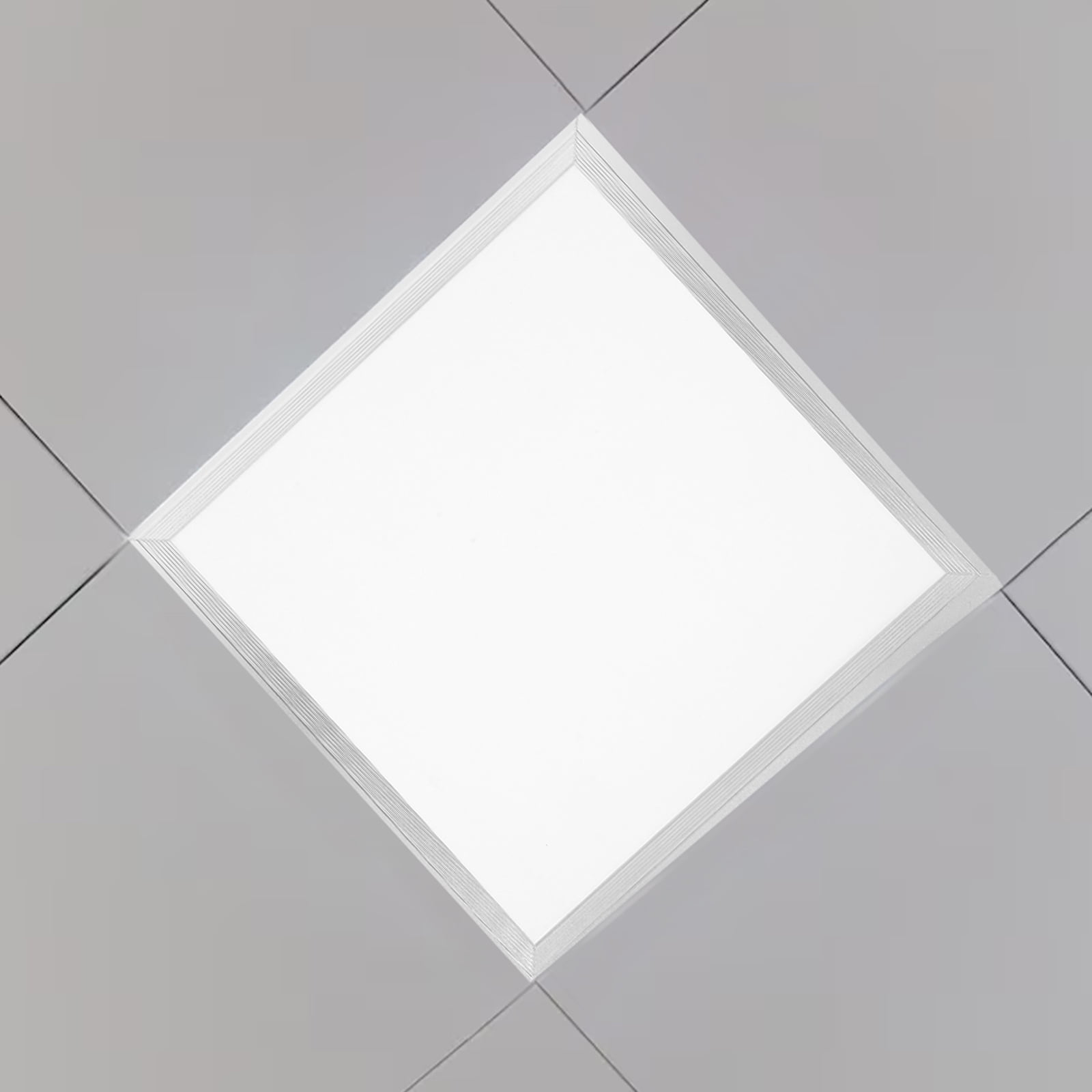 Masteelf Clip on Ceiling Light Cover Replacement Square Recessed Silver ...