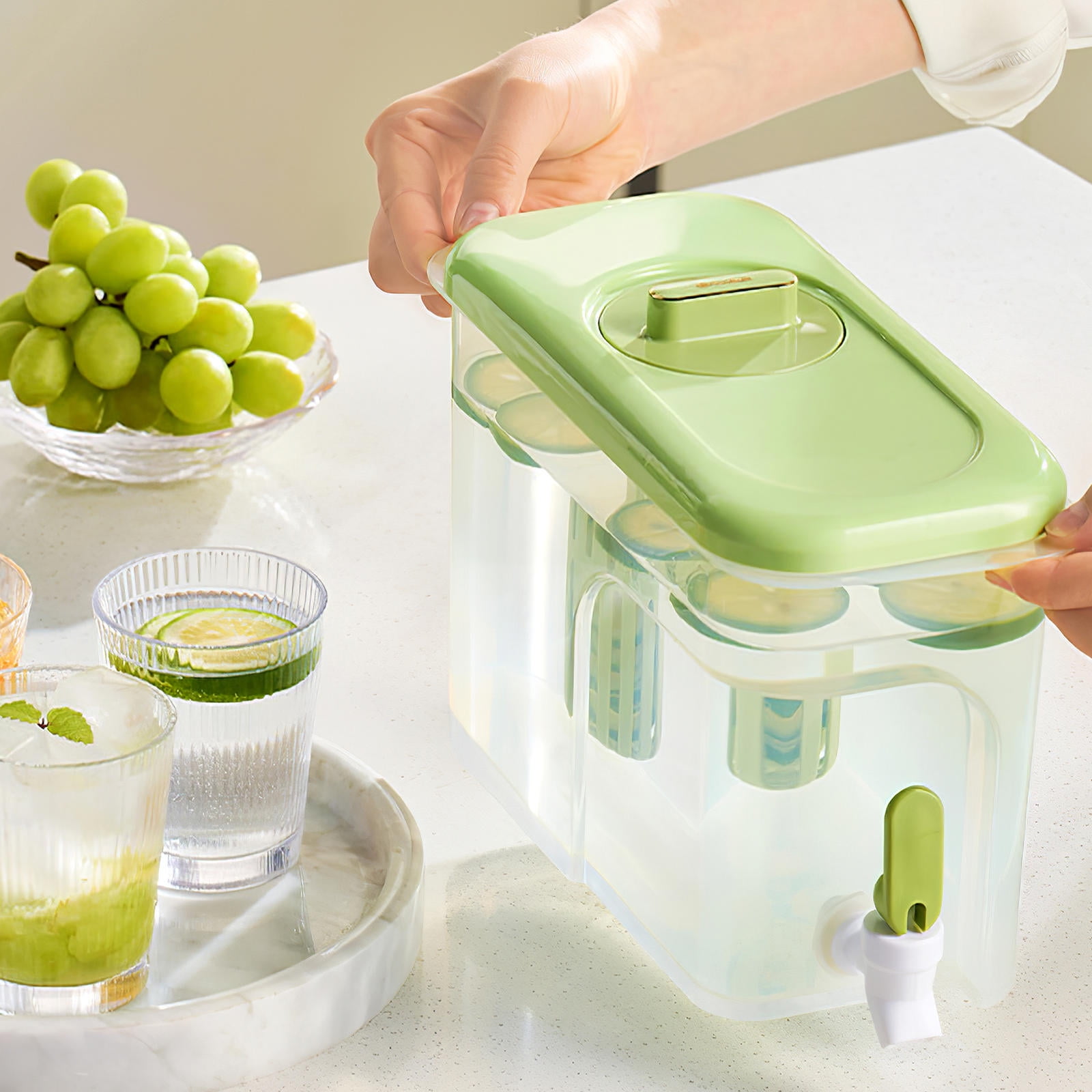 Masteelf Coffee Dispensers For Parties Beverage Drink Canister Fridge ...