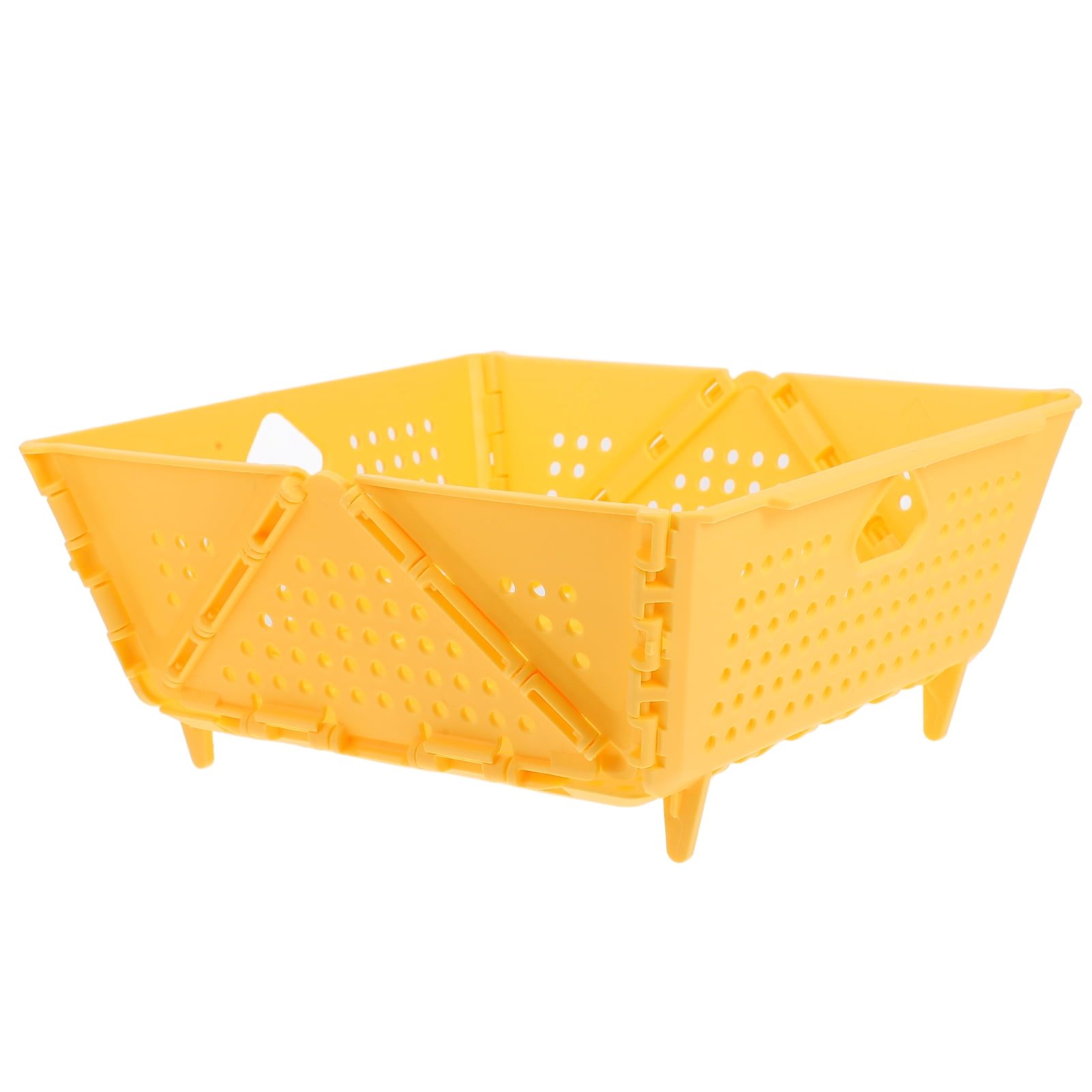 Masteelf Collapsible Plastic Basket Kitchen Draining Basket Collapsible ...