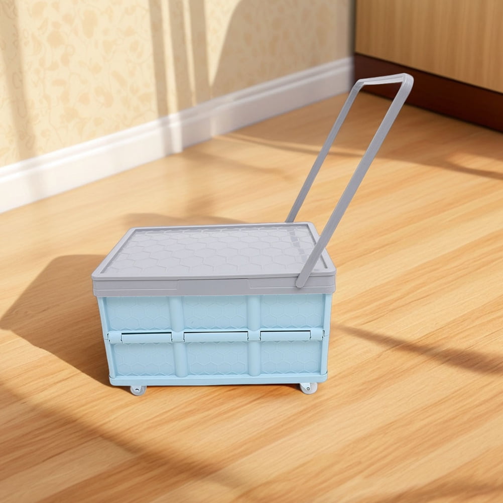 Masteelf Collapsible Storage Bins with Lids Storage Tote With Wheels ...