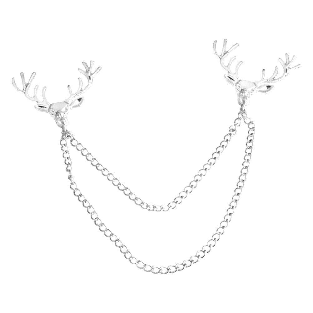Masteelf Collar Chain for Men, Tie Tack Fasteners, Boutonniere Pins ...