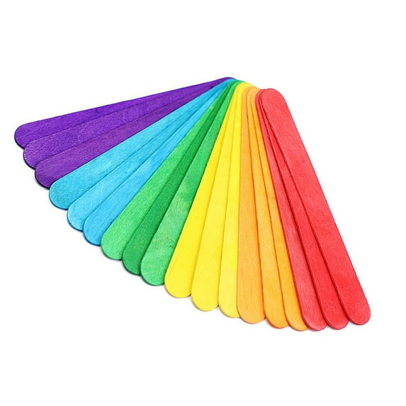 Masteelf Colored Craft Sticks for Kids Playing Smooth and Safe Perfect ...