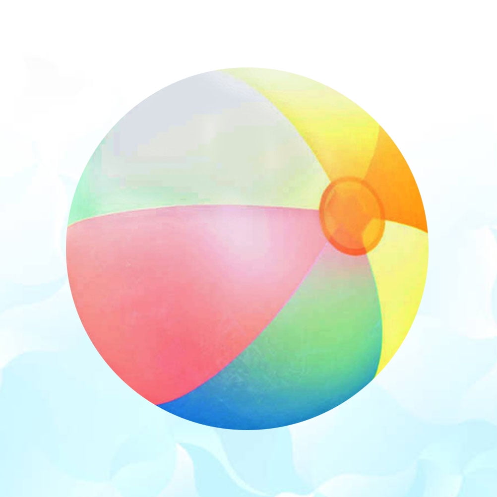 Masteelf Colorful Inflatable Beach Ball for Kids Playing Made of PVC ...