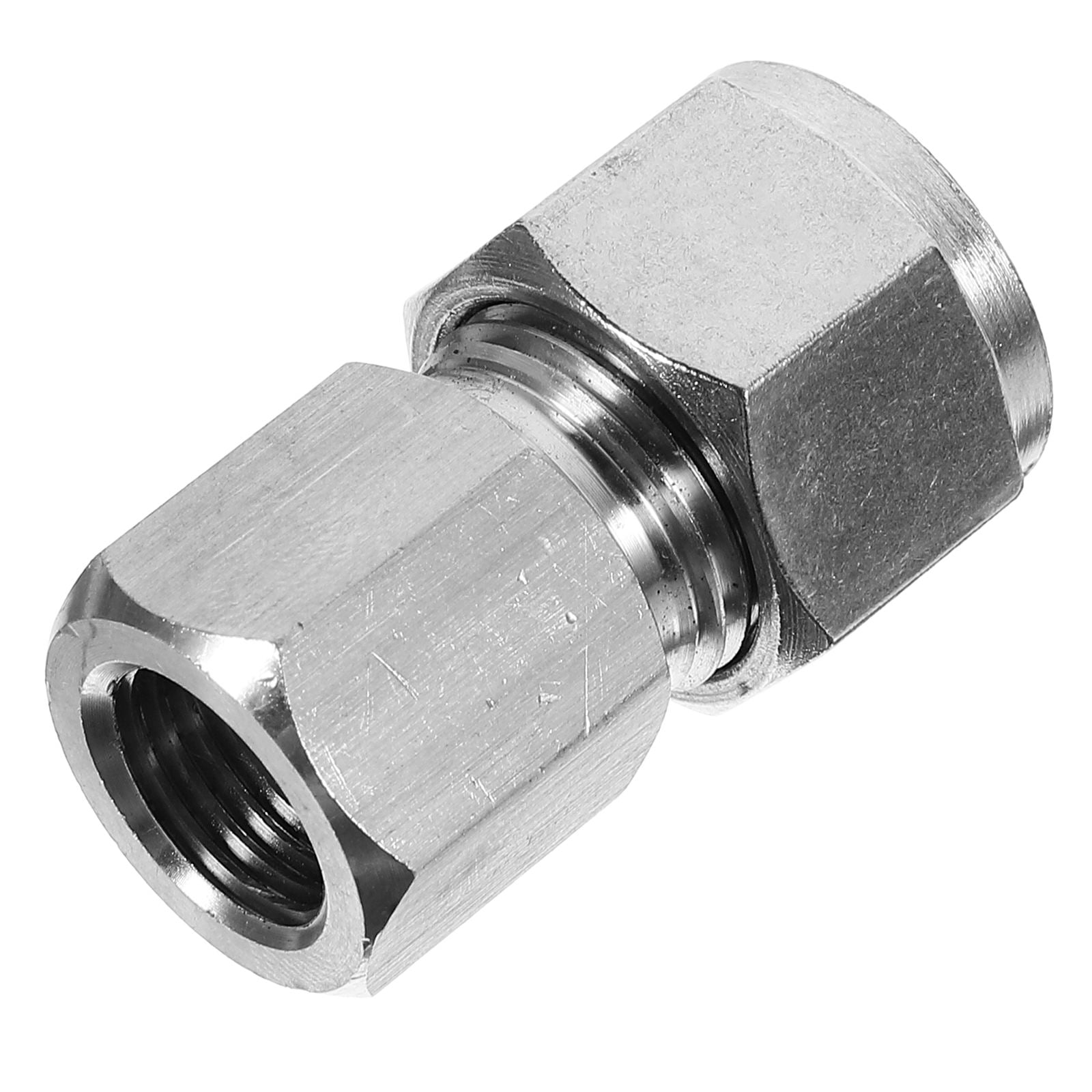 Masteelf Compression Hose Connector Connector 1/4 Fitting Compression ...