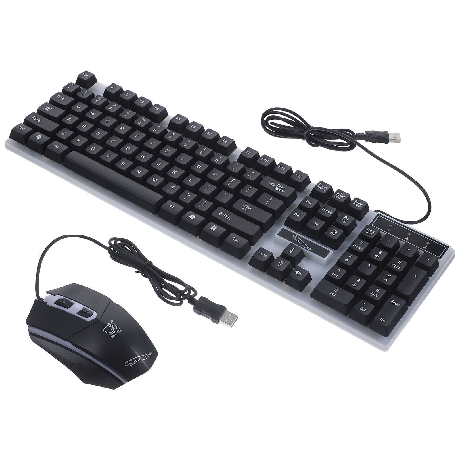 Masteelf Ergonomic Gaming Keyboard and Mouse Set with Adjustable Height ...