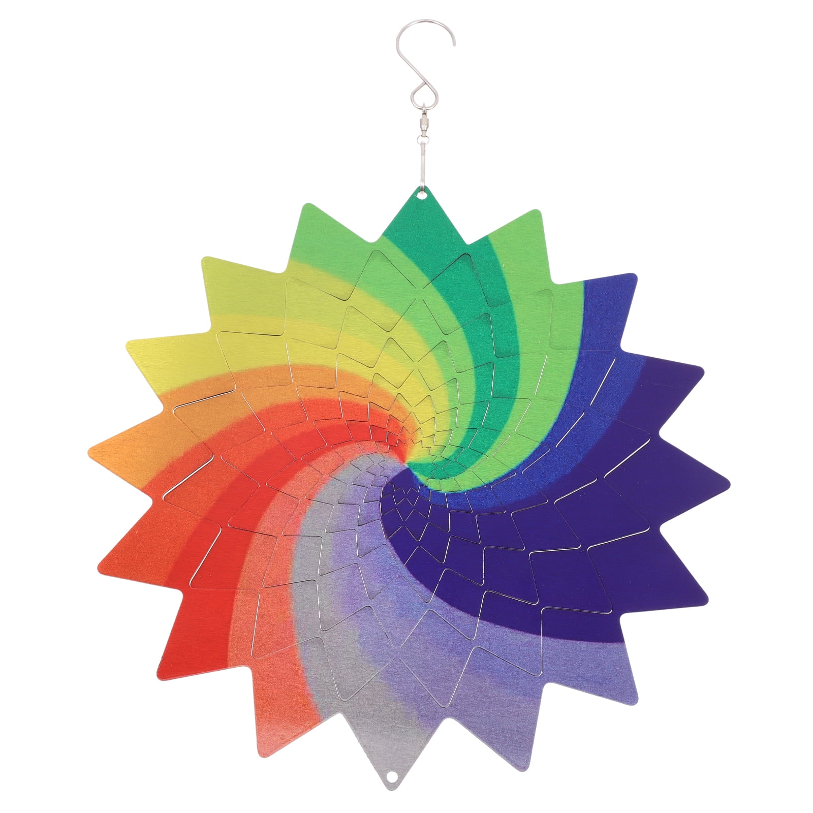 Masteelf Corridor Wind Chime Rotation Garden Decor Windsock Pole ...