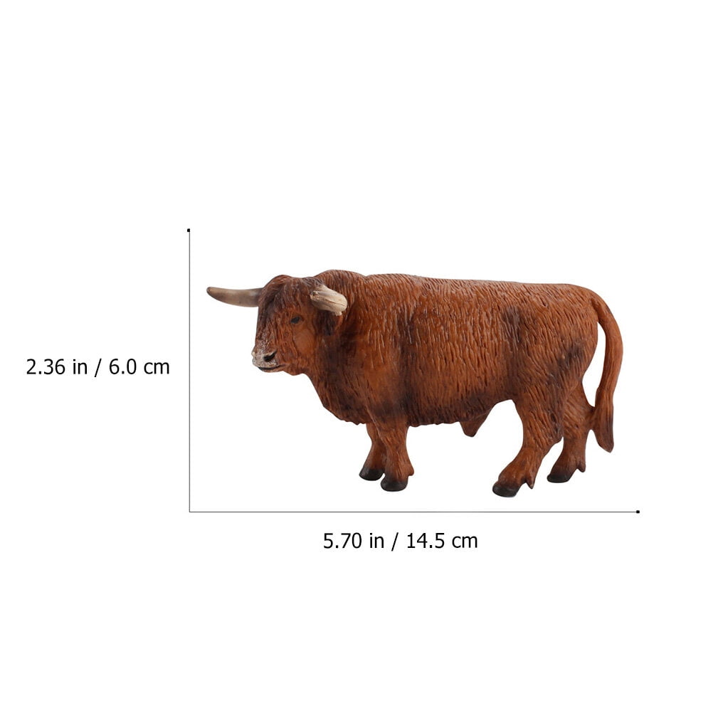 Masteelf Cow Stuffed Figurines for Kids Cattle Figures Child Chocolate ...